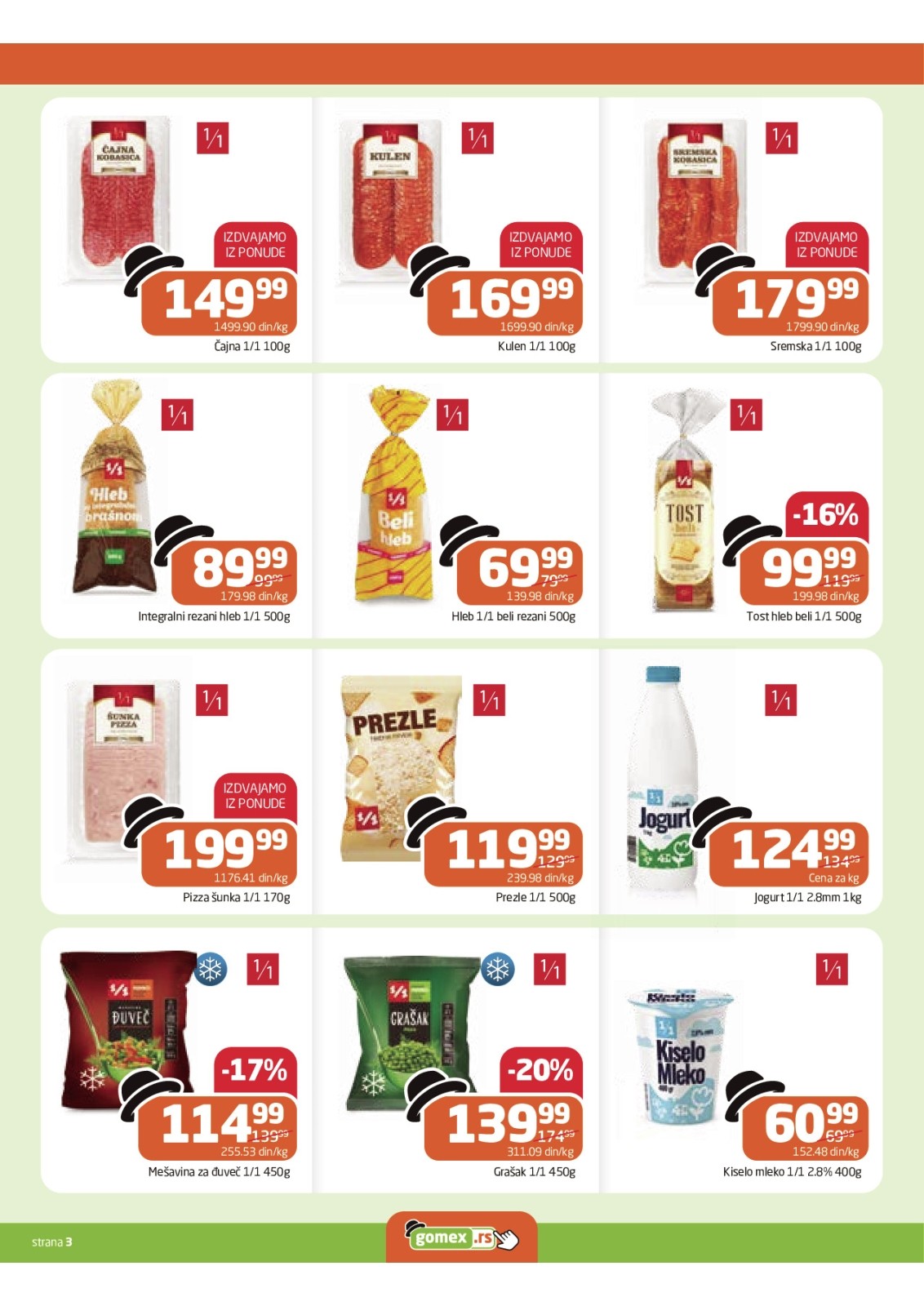 Gomex katalog - Cenoteka