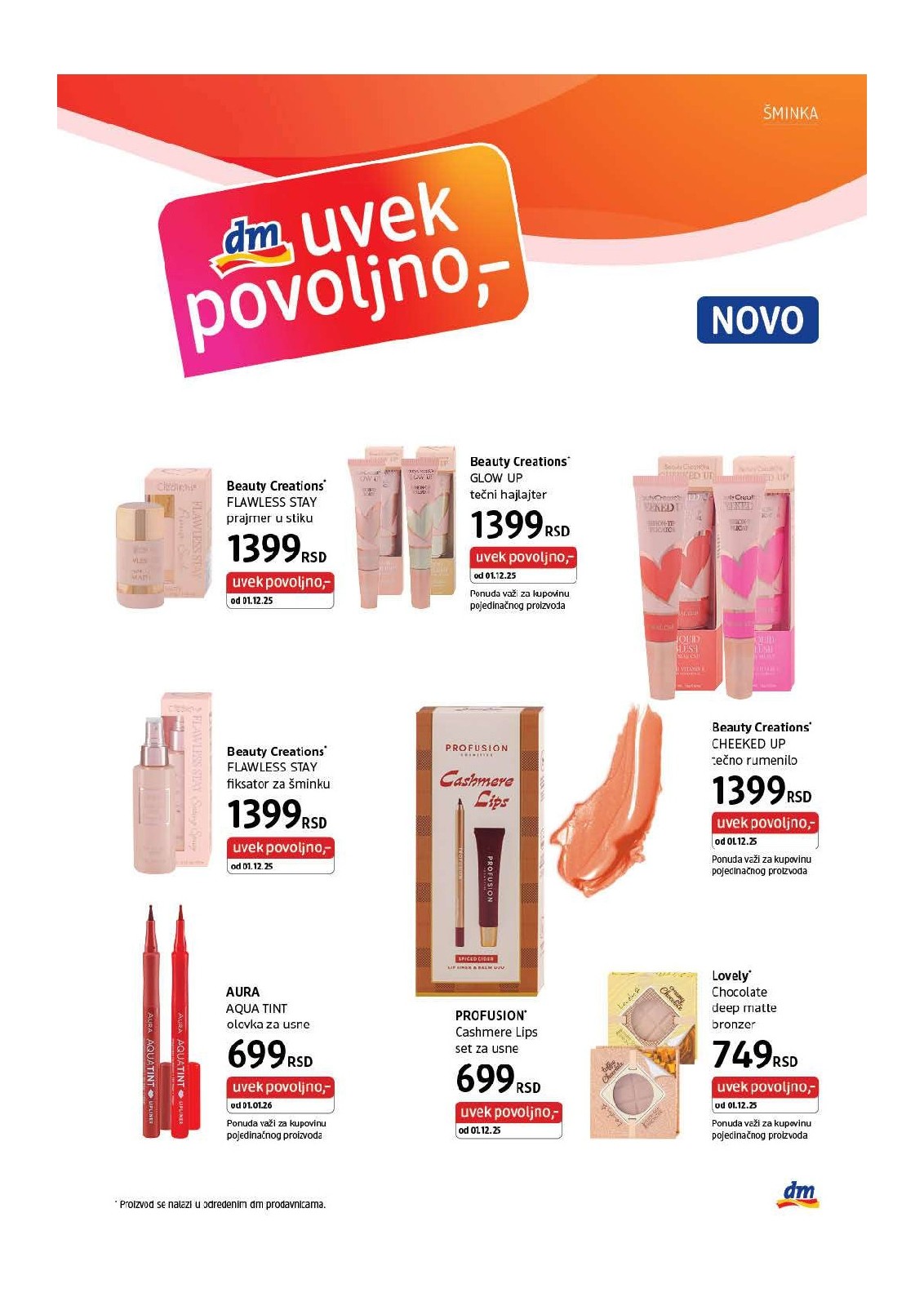 DM katalog: Sve akcije i popusti na jednom mestu | Cenoteka
