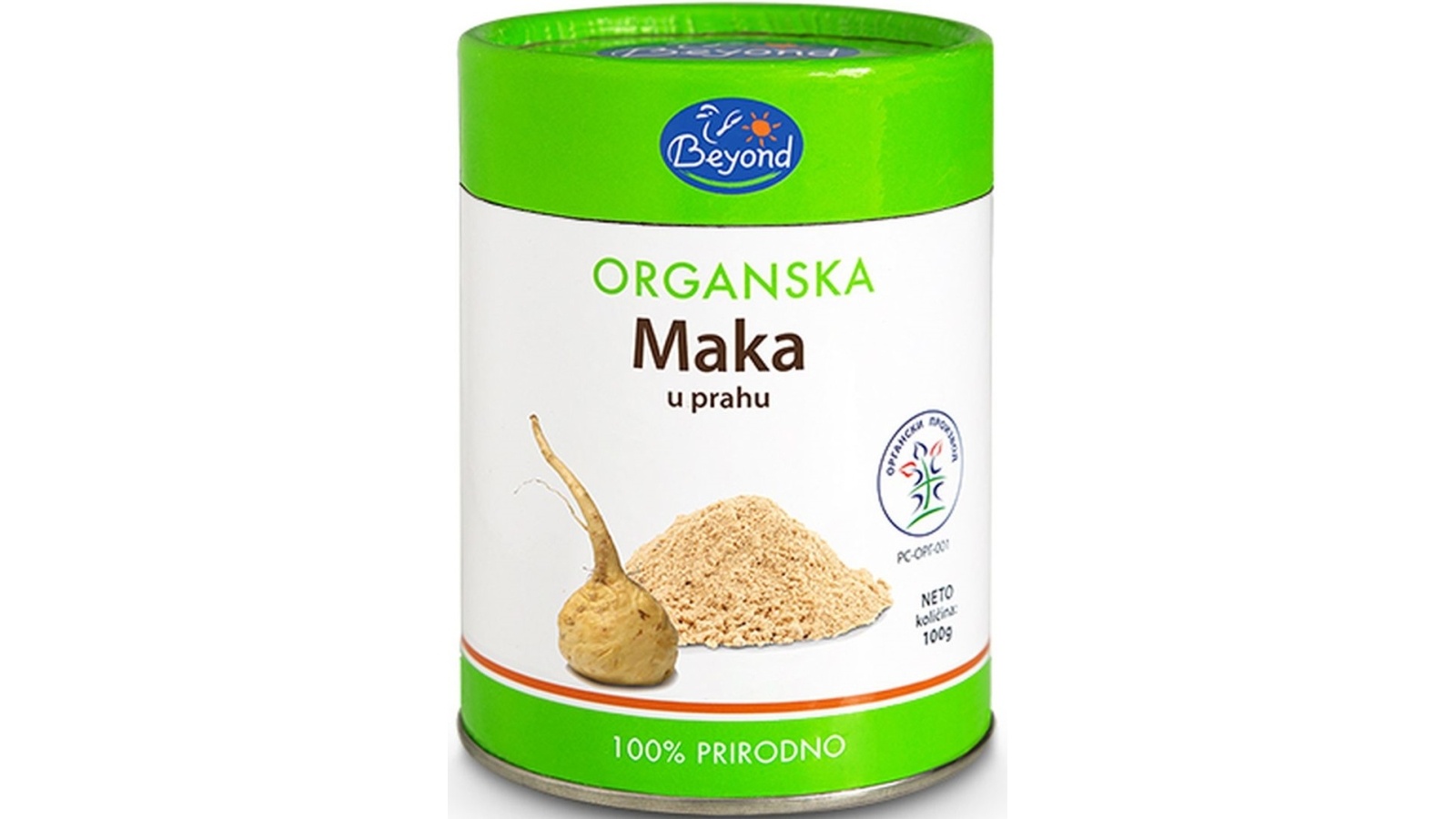 BEYOND organska maka u prahu 100g - Cenoteka