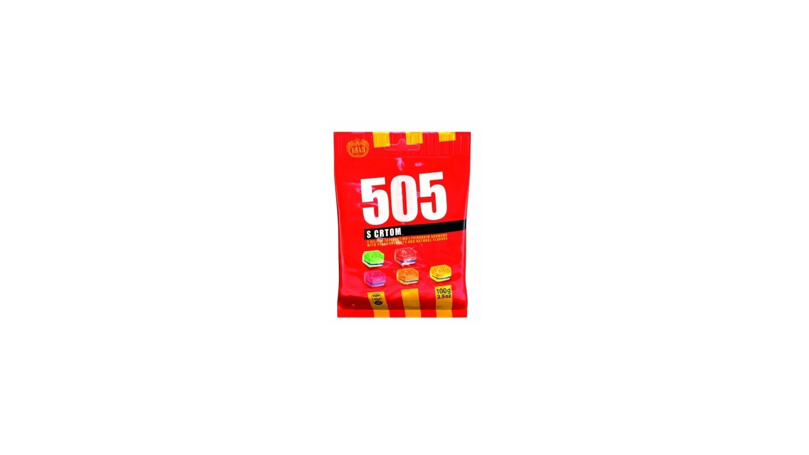 Bombone KRAŠ 505 s crtom 100g - Cenoteka