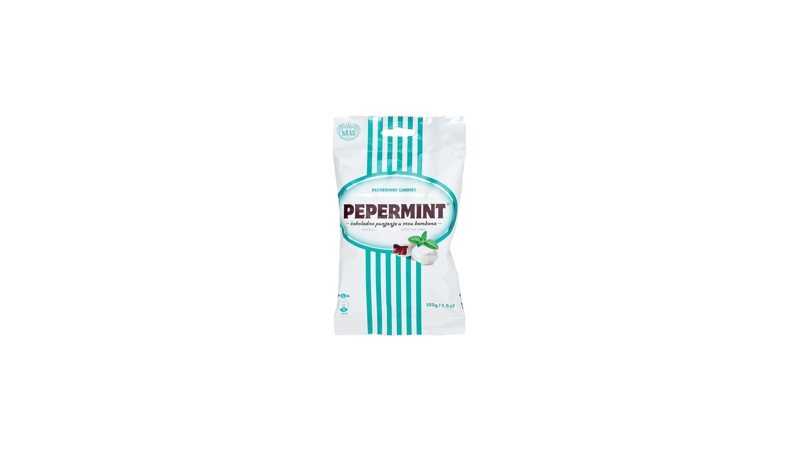 Bombone KRAŠ pepermint 100g - Cenoteka