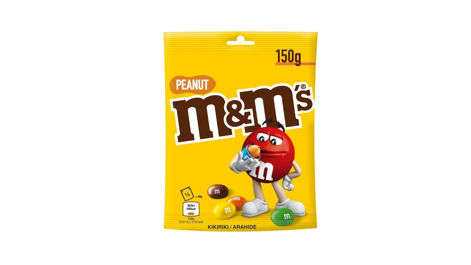 Bombone M&M's kikiriki 150g - Cenoteka