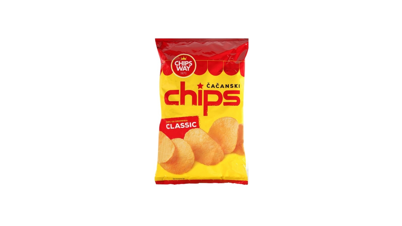 CHIPS WAY Classic rebrasti 150g - Cenoteka