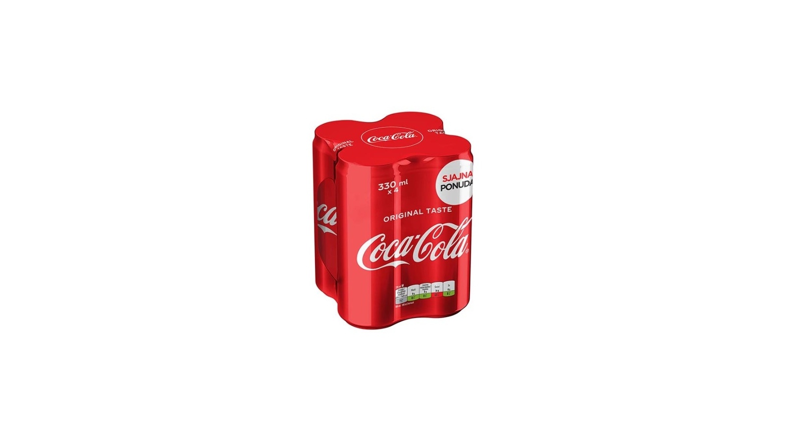 COCA COLA multipack 4x330ml - Cenoteka