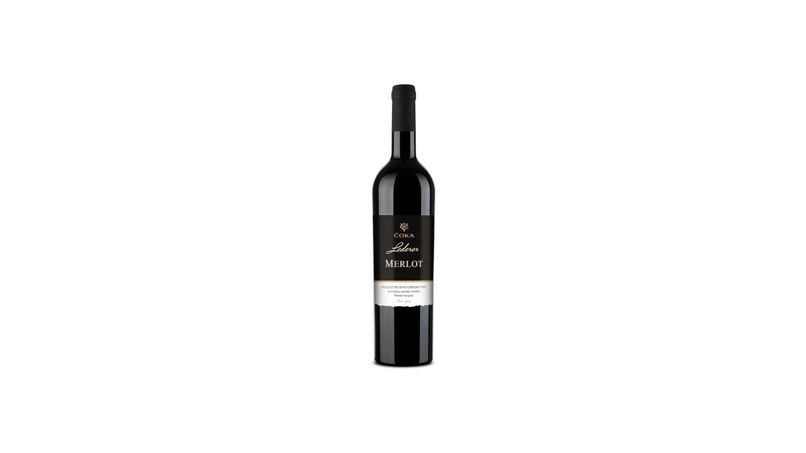 Crno vino VINARIJA ČOKA Lederer Merlot 0,75l - Cenoteka