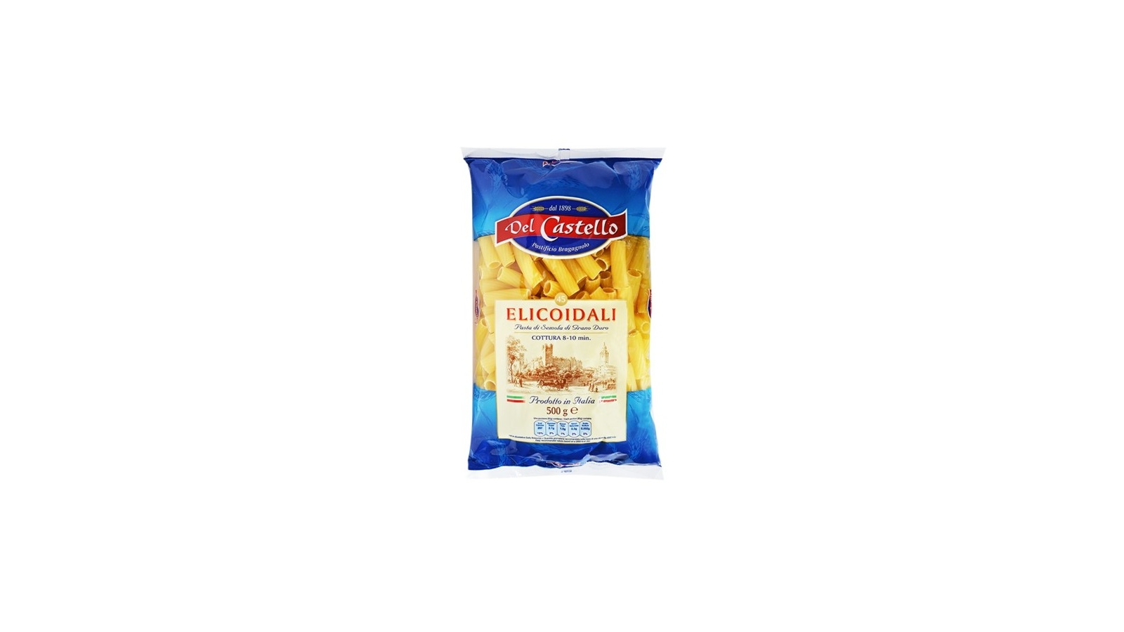 Testenina DEL CASTELLO Spirali 500gDEL CASTELLO Elicoidali 500g - Cenoteka