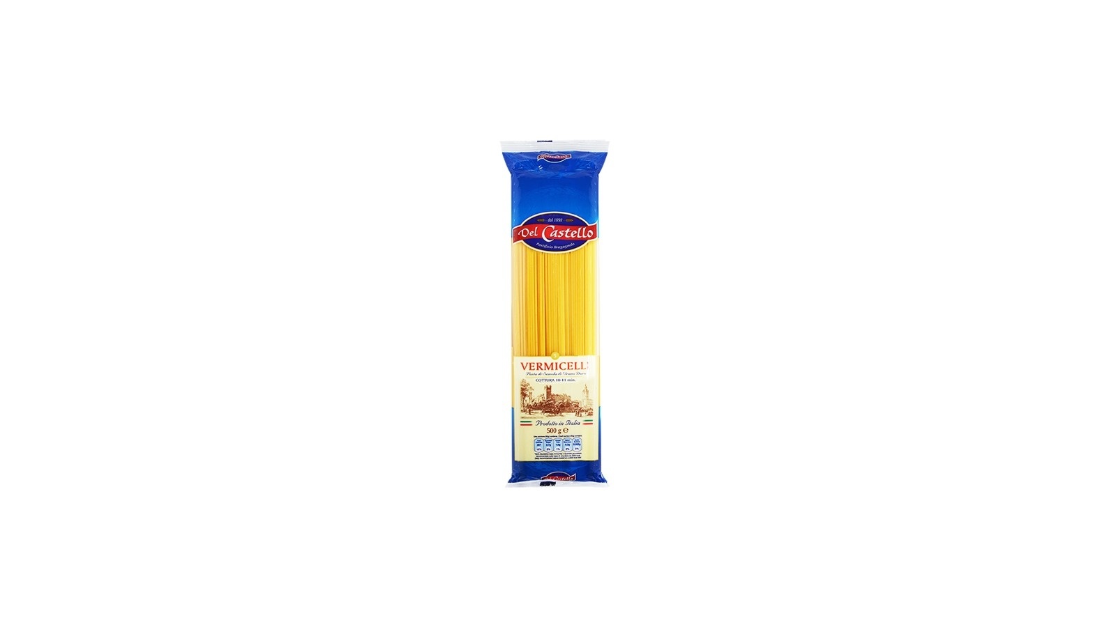 Testenina DEL CASTELLO spaghetti n.5 500g - Cenoteka