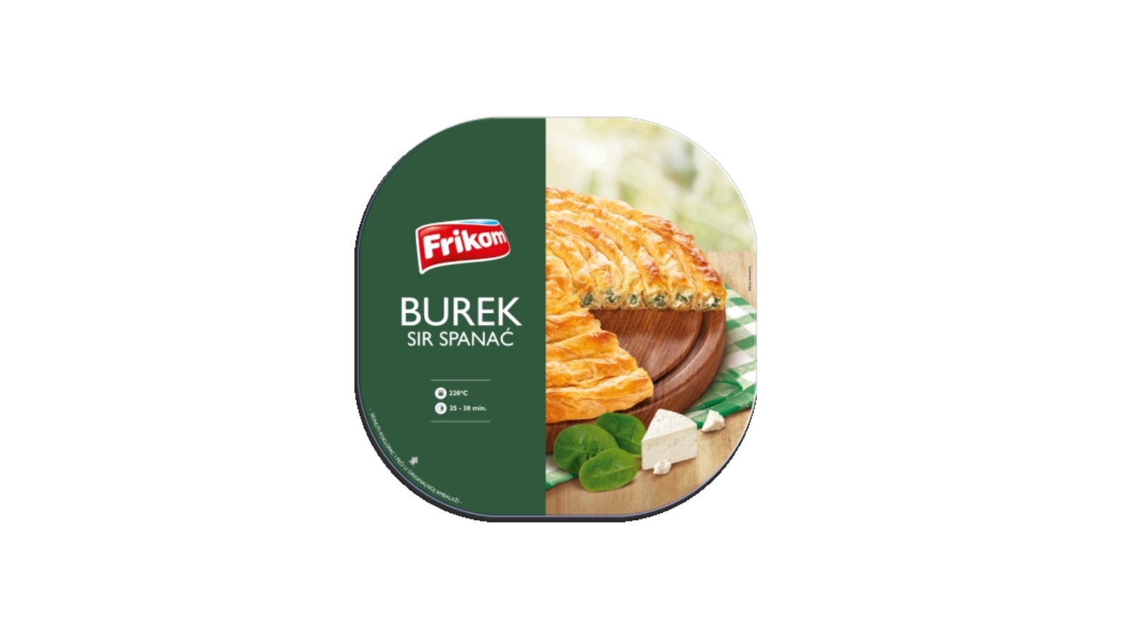 FRIKOM burek sir spanać 900g - Cenoteka