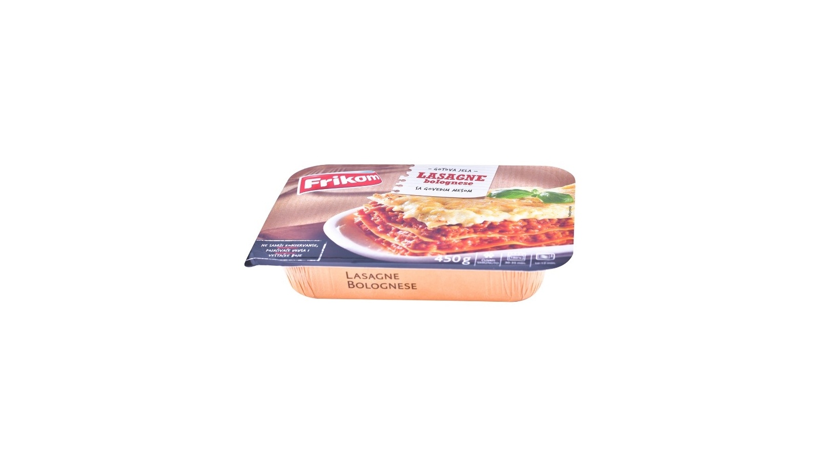 FRIKOM Lasagne bolognese 450g - Cenoteka