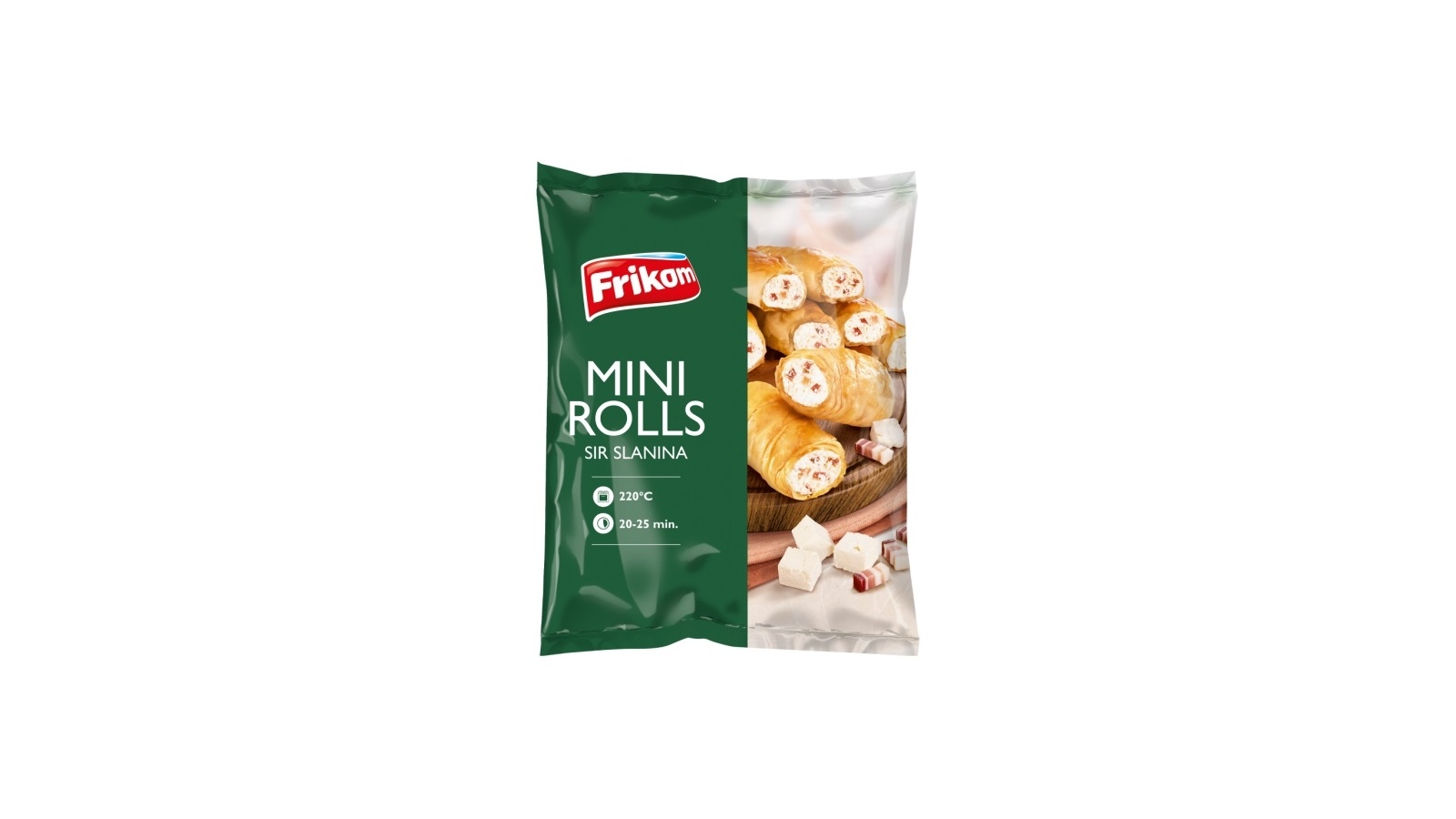 FRIKOM mini rolls sir slanina 500g - Cenoteka