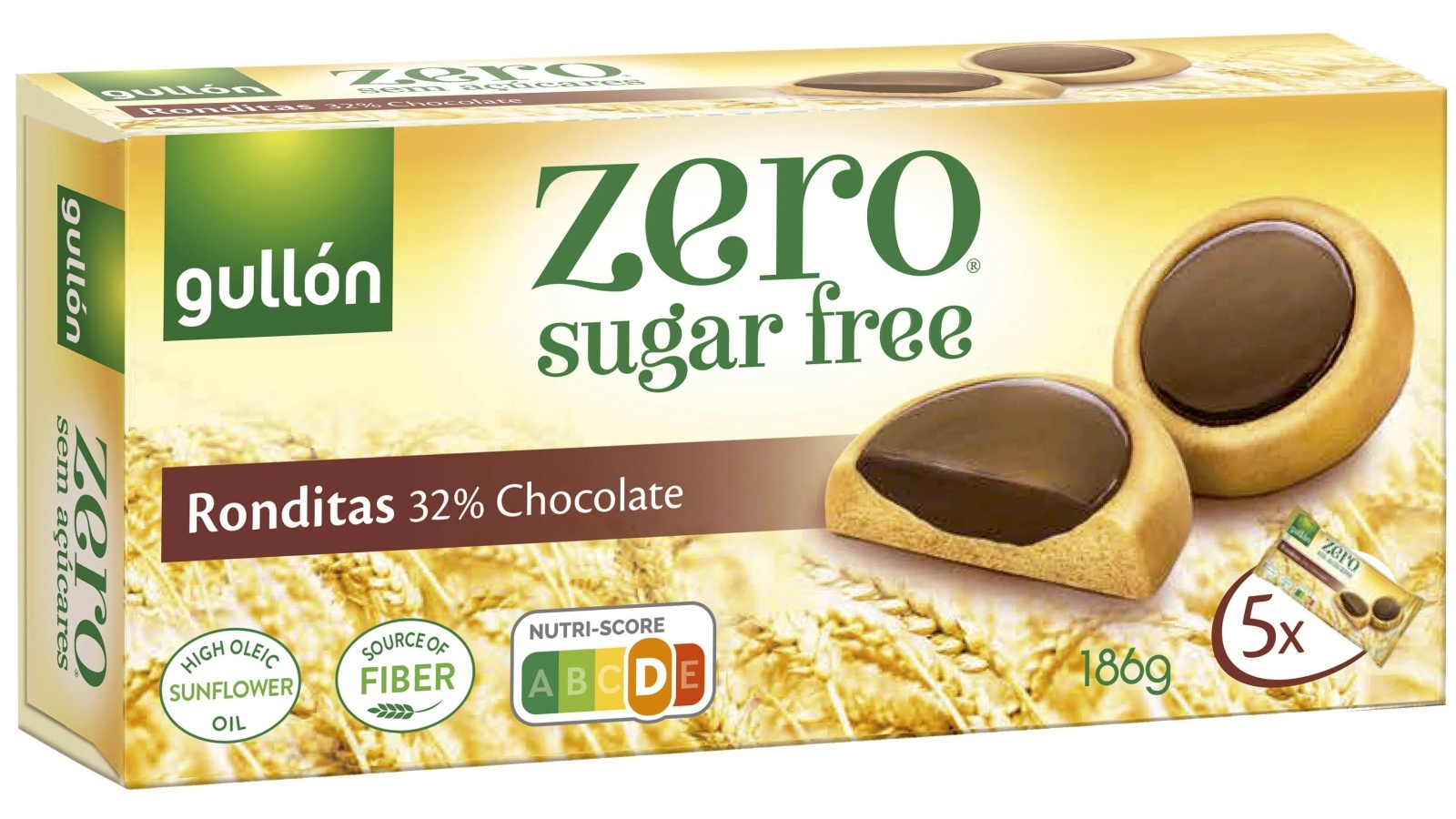 GULLON Ronditas keks bez šećera 186g - Cenoteka