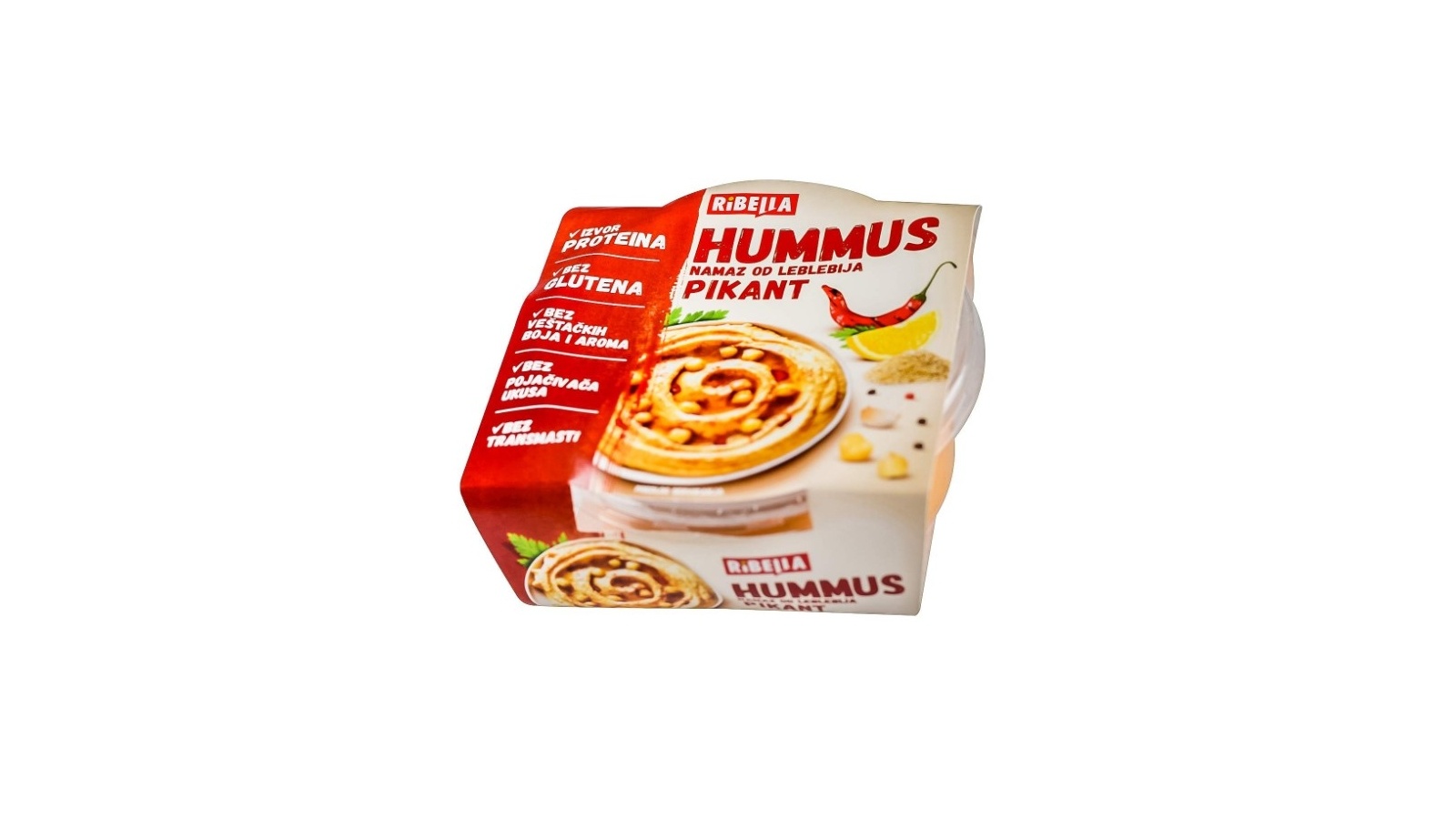 Hummus RIBELLA pikant 80g - Cenoteka