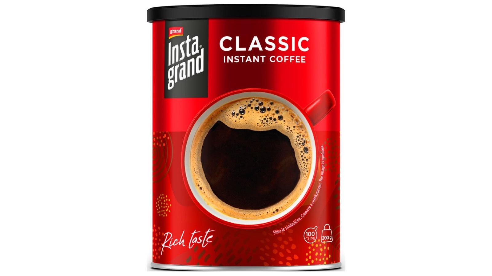Instant kafa GRAND Classic 200g - Cenoteka