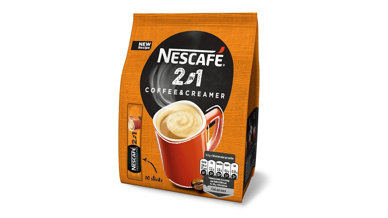 Instant kafa Nescafe coffe+creamer 2in1 10kom 100g - Cenoteka