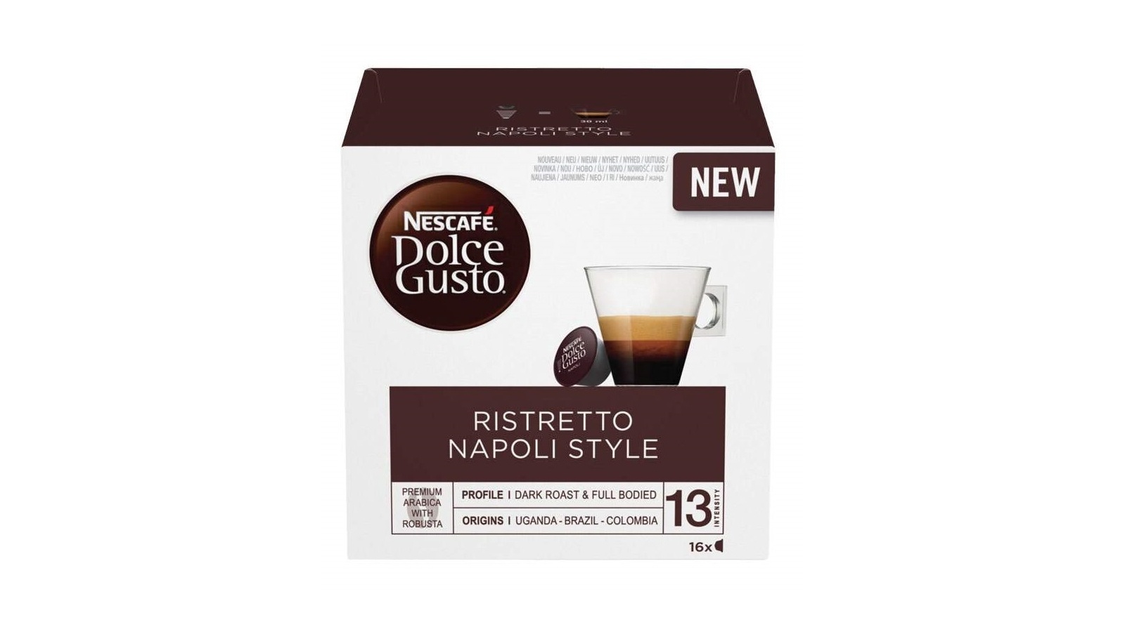 Instant kafa NESCAFE Dolce Gusto Napoli 128g - Cenoteka