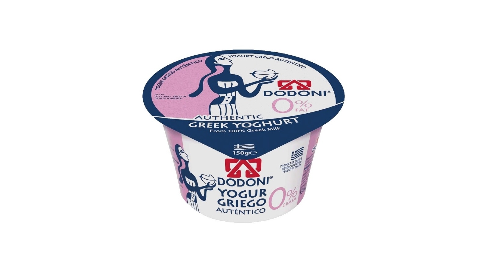 Jogurt DODONI 0%mm 150g - Cenoteka