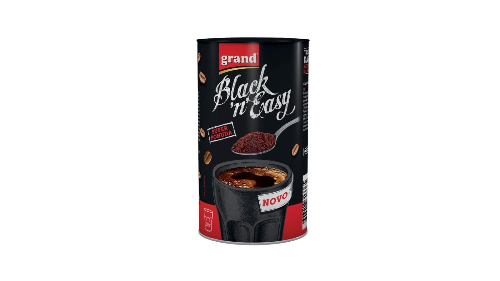 Kafa GRAND Black & Easy big pack 160g - Cenoteka