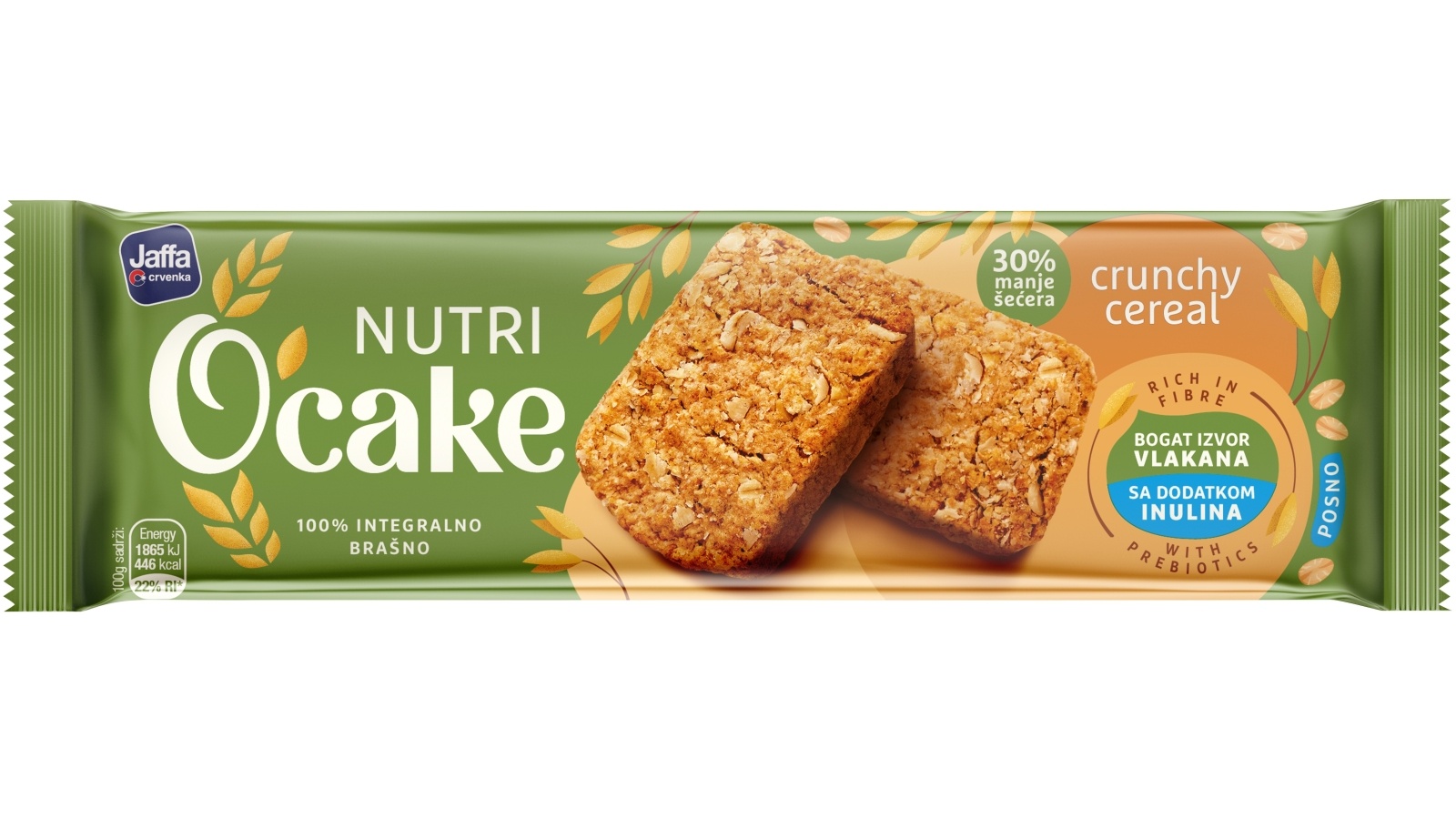 Keks JAFFA O'cake Nutri classic 115g - Cenoteka