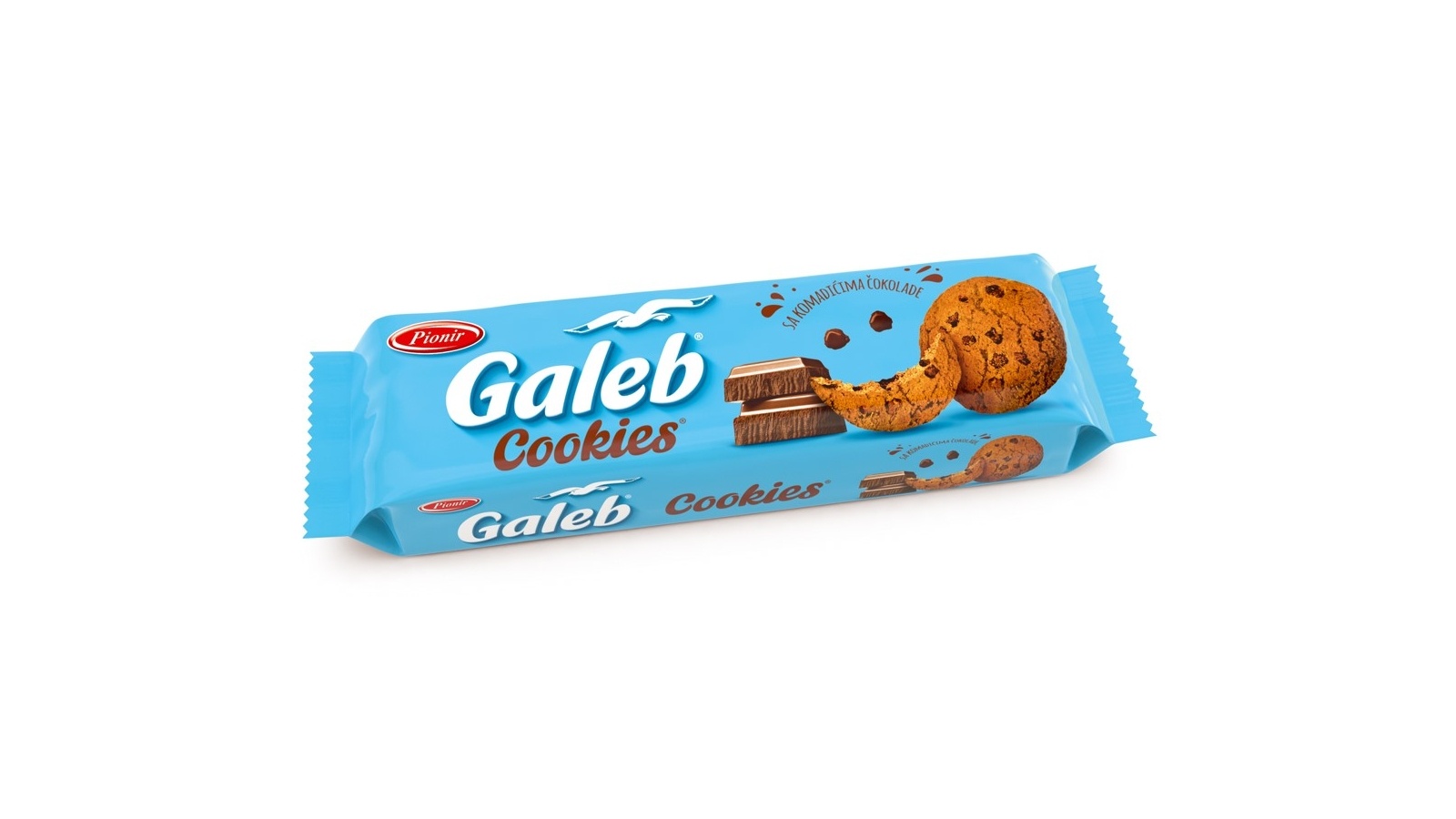 Keks PIONIR Cookies čokolada 125g - Cenoteka