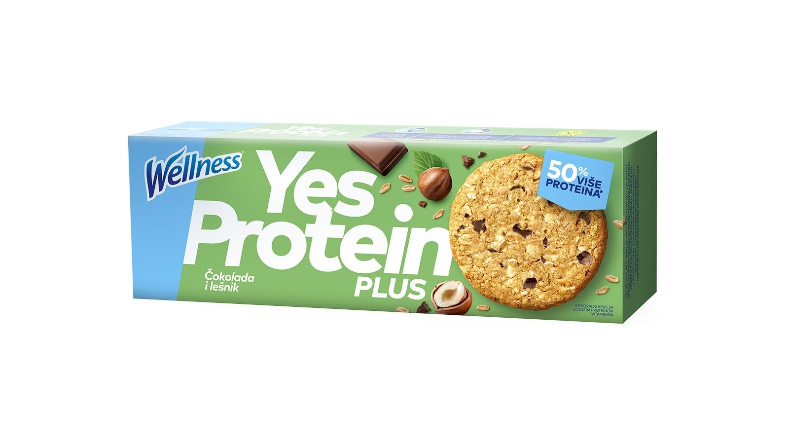 Keks WELLNESS Yes Protein 115g - Cene i Akcije