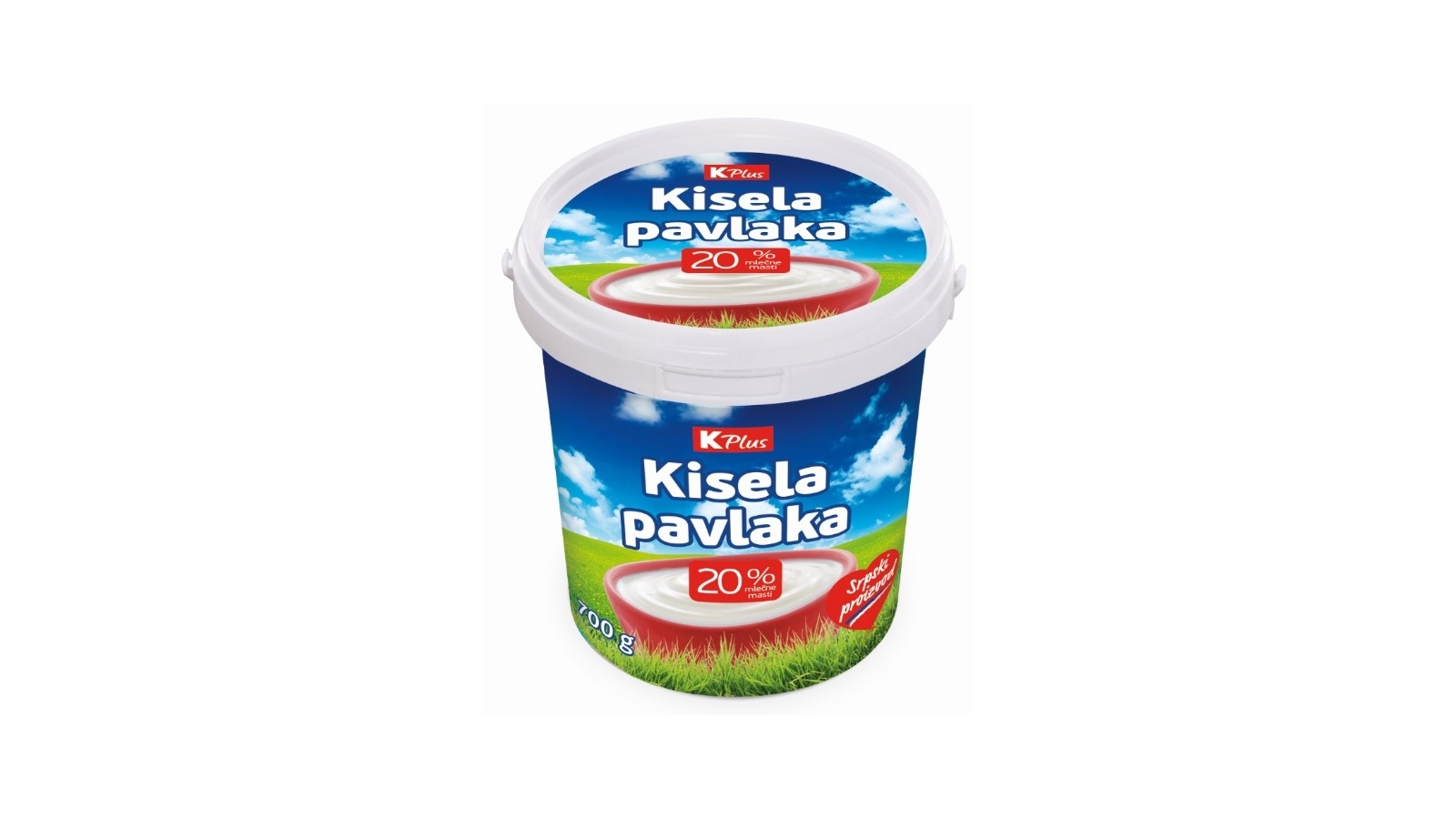 Kisela pavlaka K Plus 20%mm 700g - Cenoteka