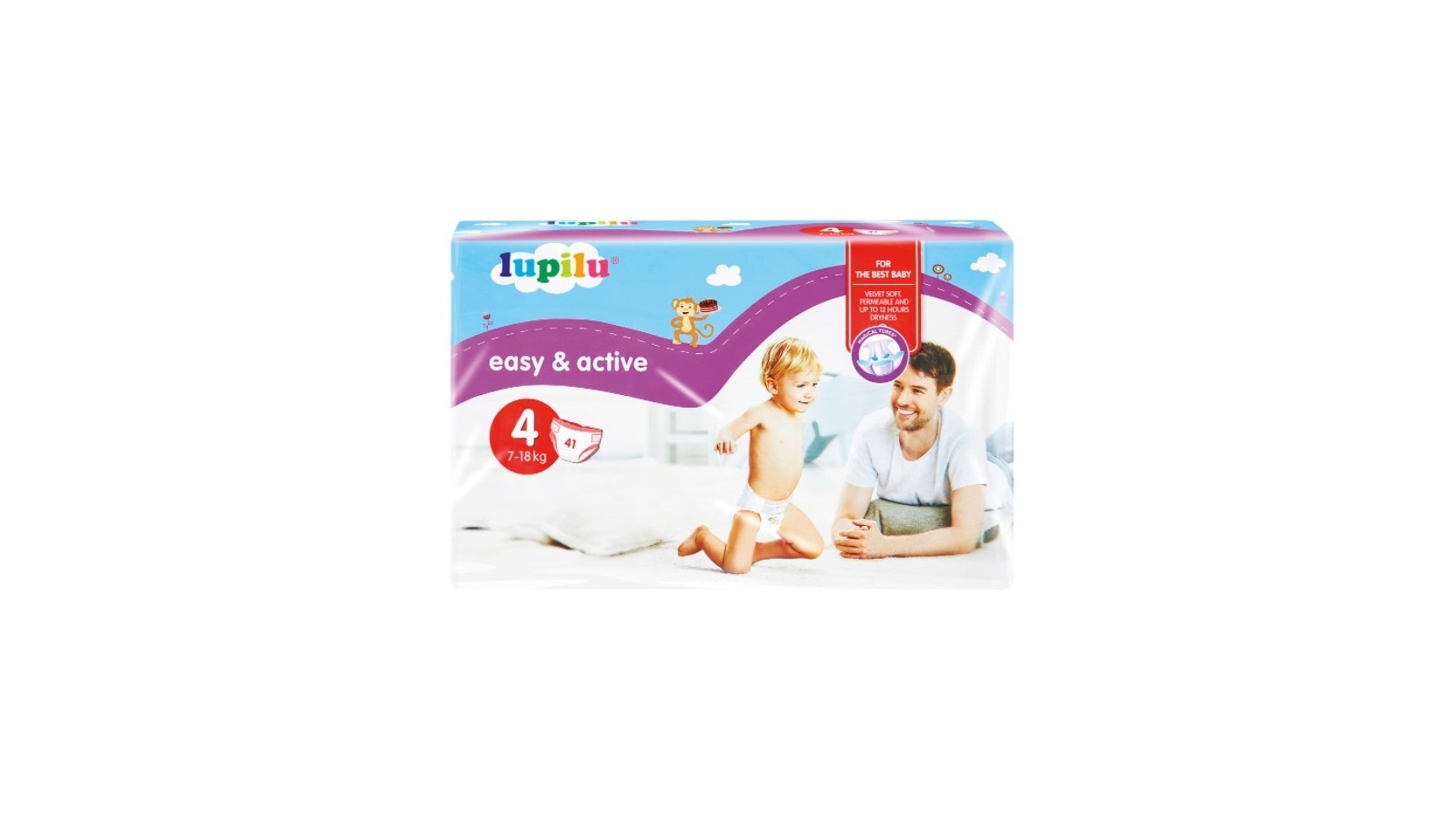 LUPILU pelene easy and active 4 41kom - Cenoteka