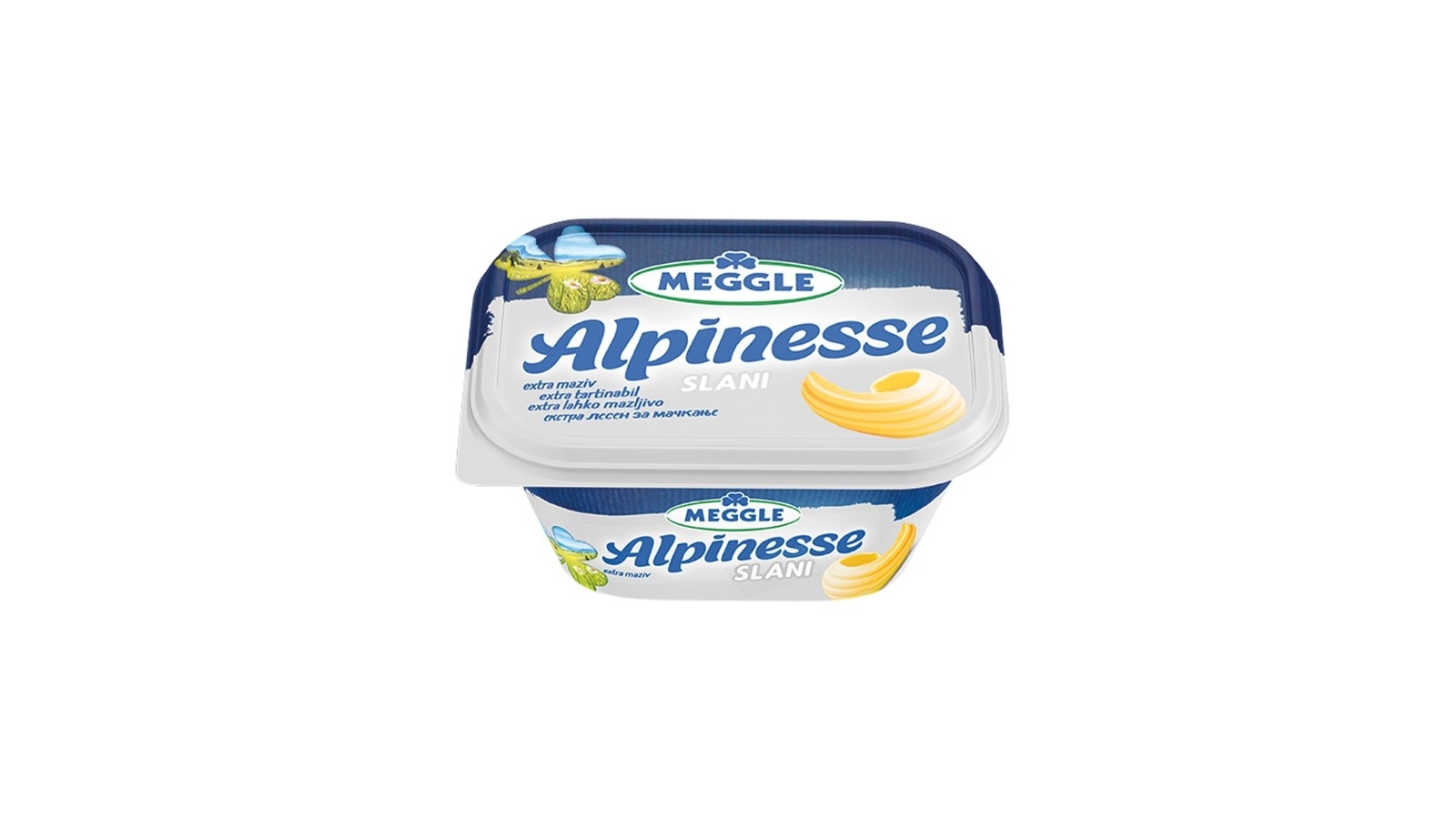 Maslac MEGGLE Alpinesse slani 250g - Cenoteka