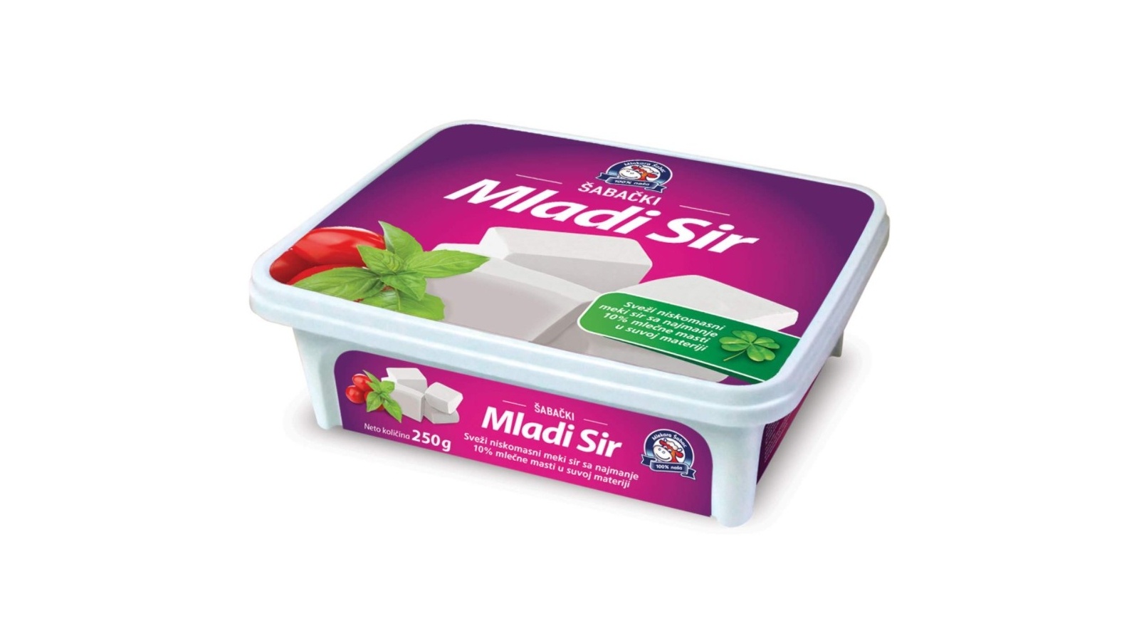 Mladi sir MLEKARA ŠABAC 250g - Cenoteka