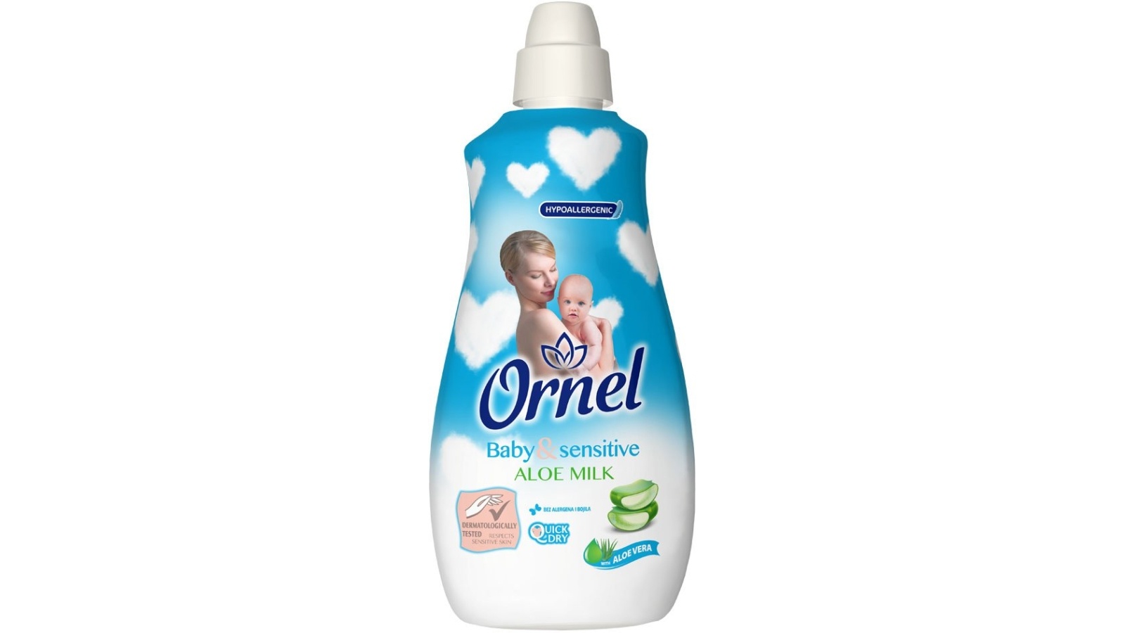 ORNEL Baby & sensitive aloe omekšivač za veš 1,6l - Cenoteka