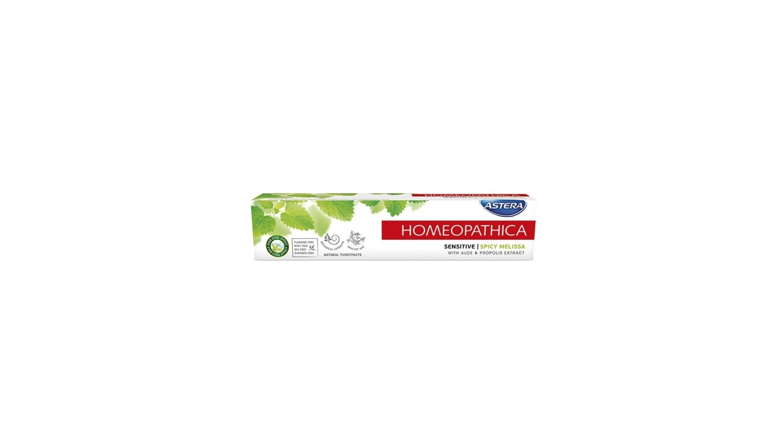 Pasta ASTERA HOMEOPATHICA sensitive 75ml - Cenoteka