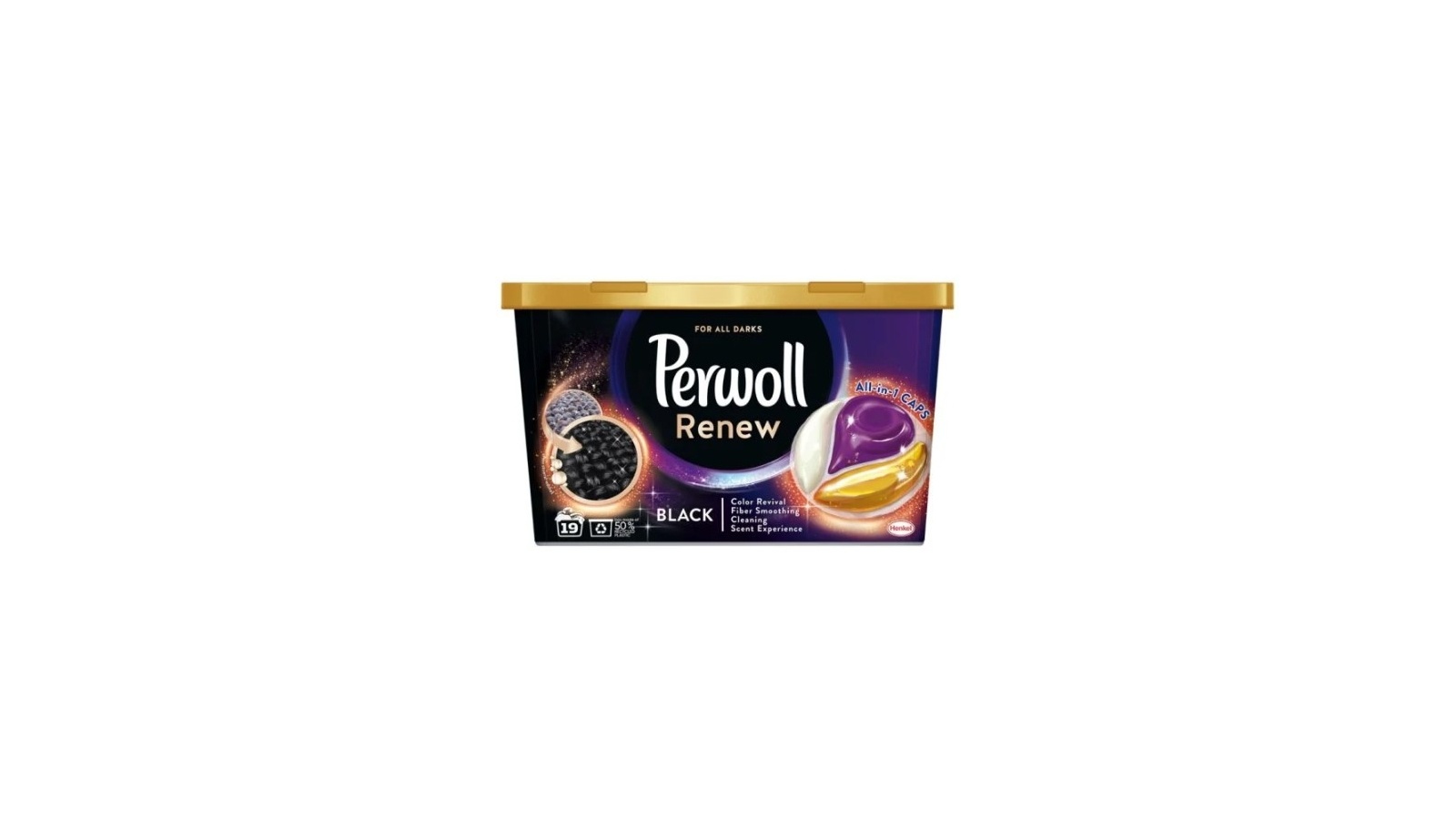 PERWOLL kapsule Renew & Care Black 19kom - Cenoteka