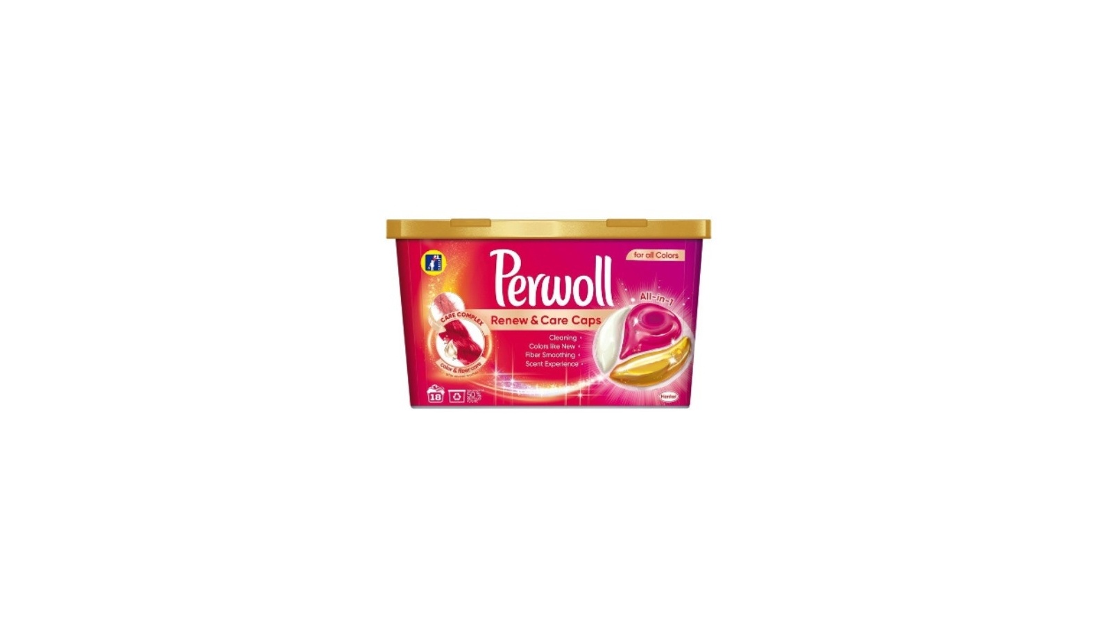 PERWOLL kapsule Renew & Care Color 18kom - Cenoteka