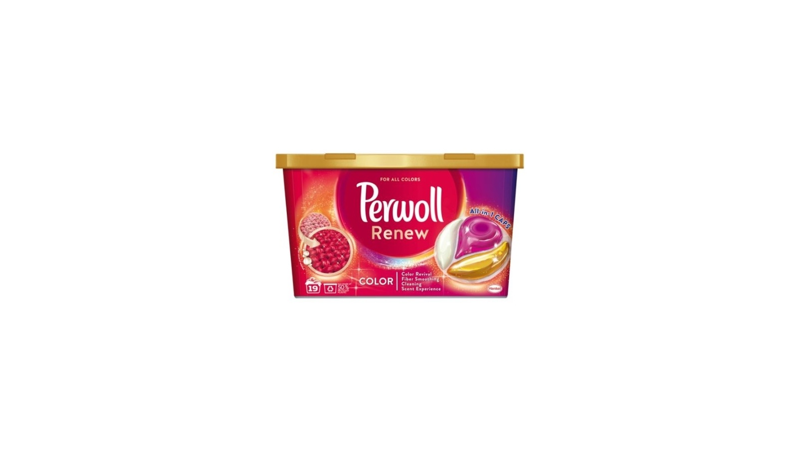 PERWOLL kapsule Renew & Care Color 19kom - Cenoteka