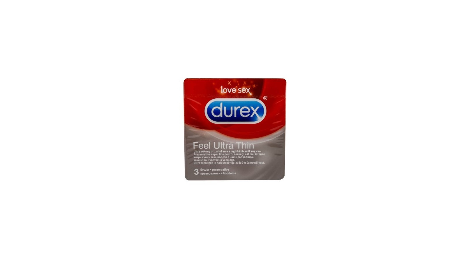 Prezervativ DUREX Feel ultra thin 3kom - Cenoteka