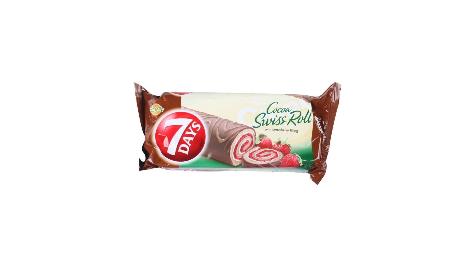 Rolat 7 DAYS Swiss roll strawberry 200g - Cenoteka