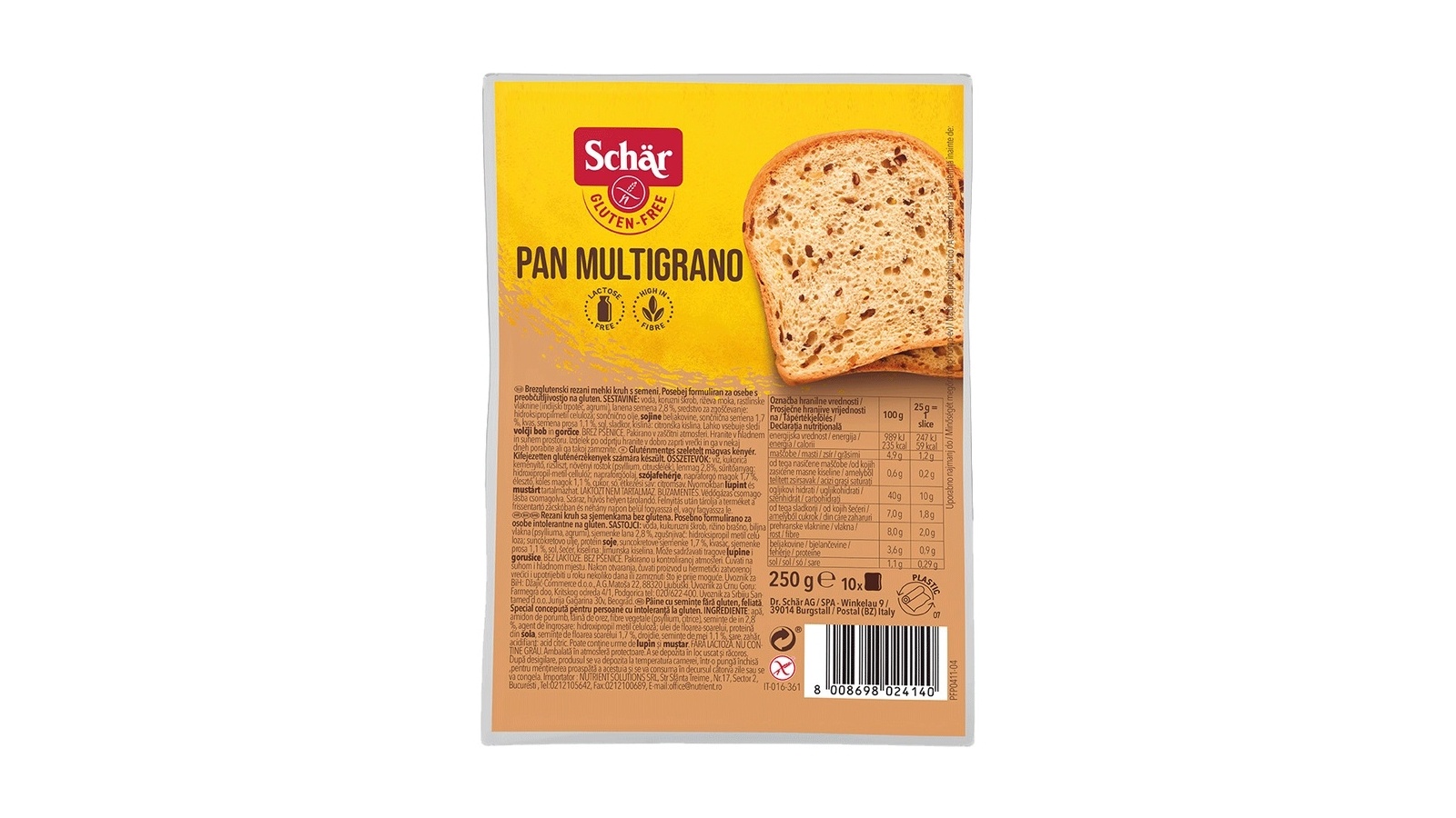 SCHAR Pan multigrano 250g - Cene i Akcije