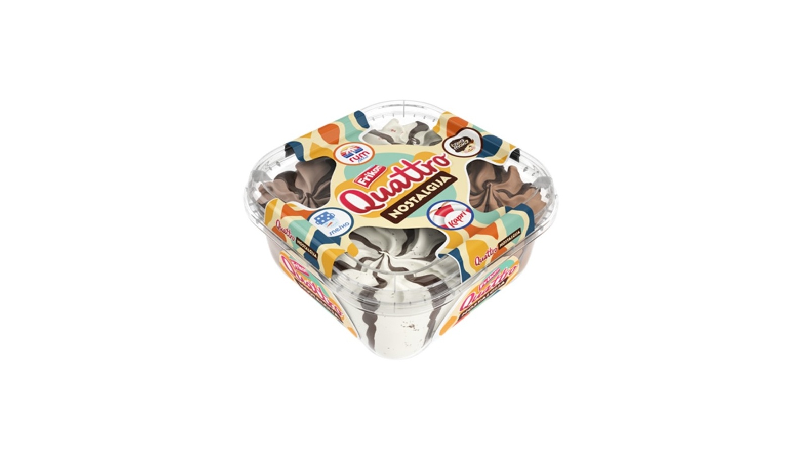 Sladoled FRIKOM Quattro Nostalgija 1600ml - Cenoteka
