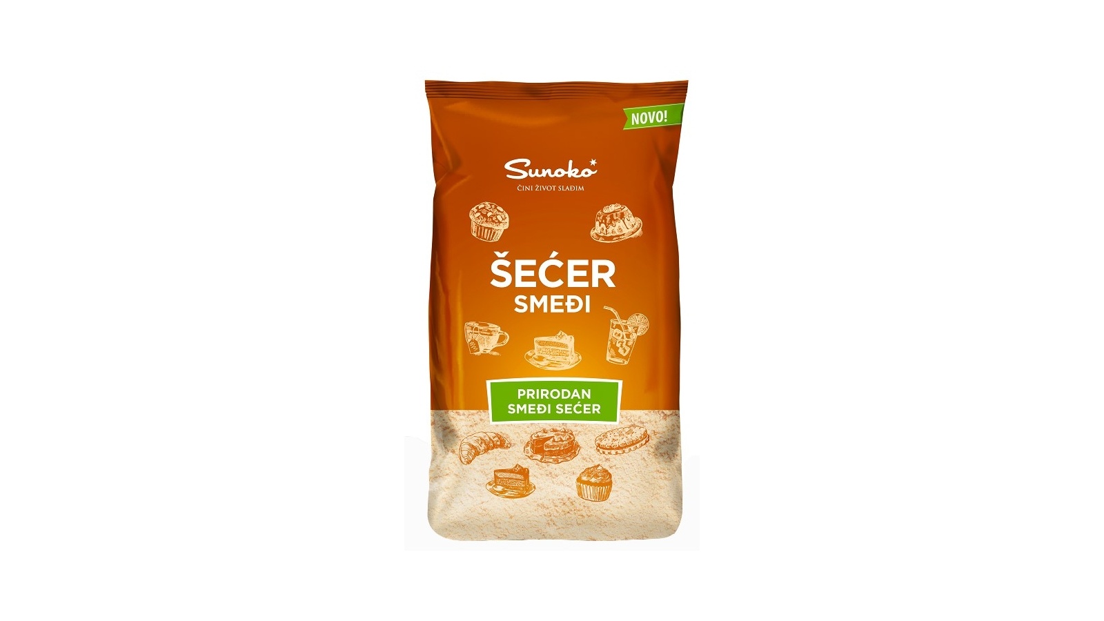 Smeđi šećer SUNOKO doypack 500g - Cenoteka