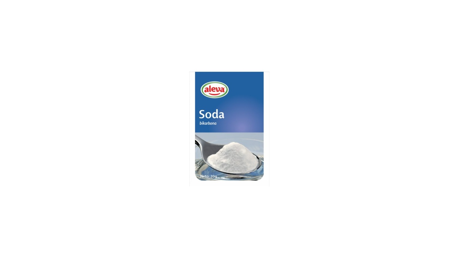 Soda bikarbona ALEVA 20g - Cenoteka