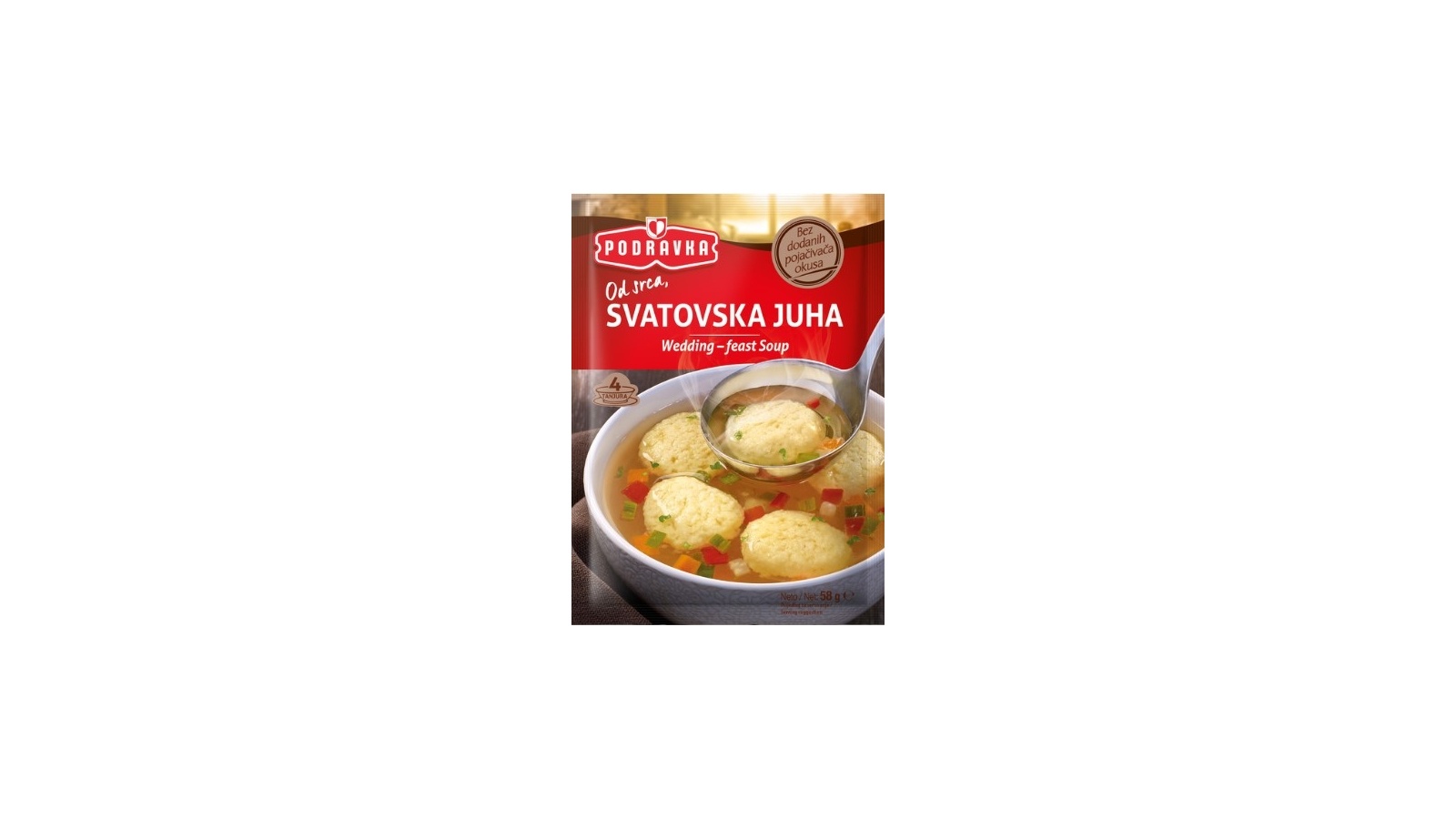 Supa PODRAVKA svatovska velike knedle 58g - Cenoteka