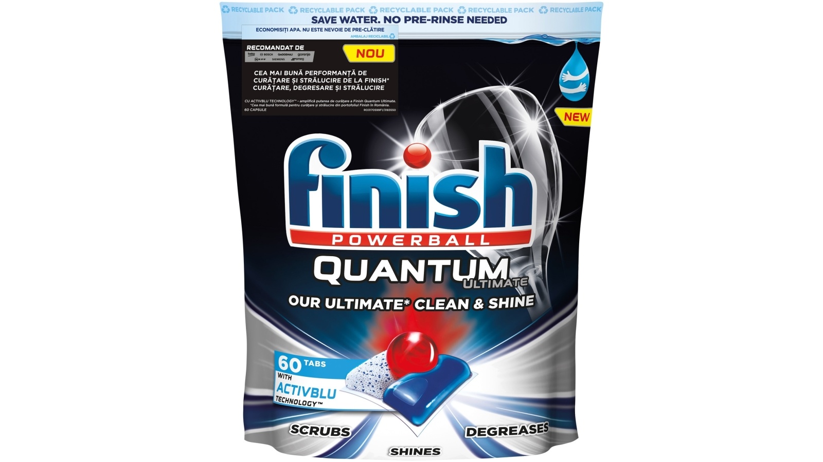 Tablete FINISH Quantum ultimate 60kom - Cenoteka