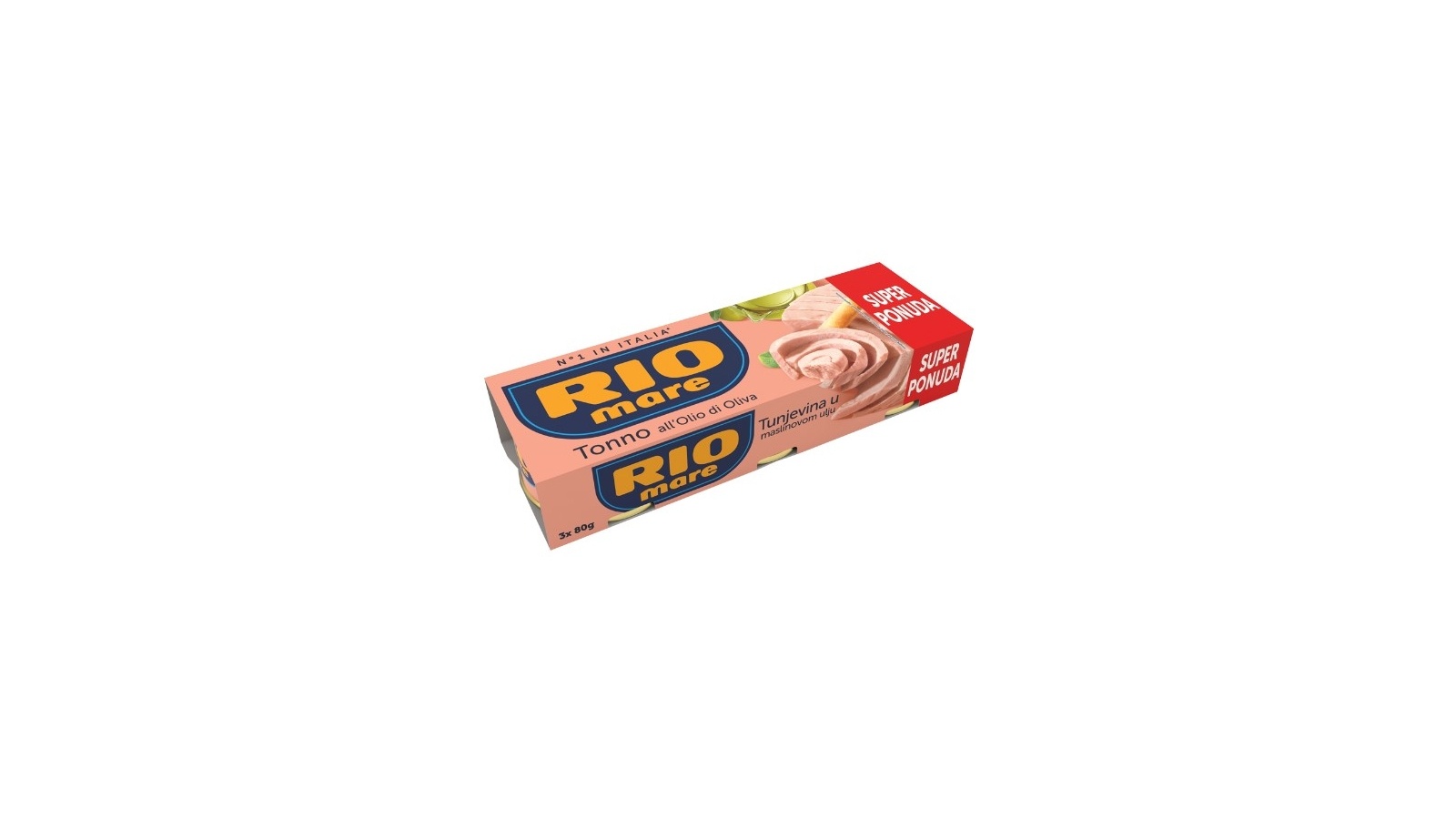 Tunjevina RIO MARE Maslinovo Ulje 3x80g - Cene i Akcije