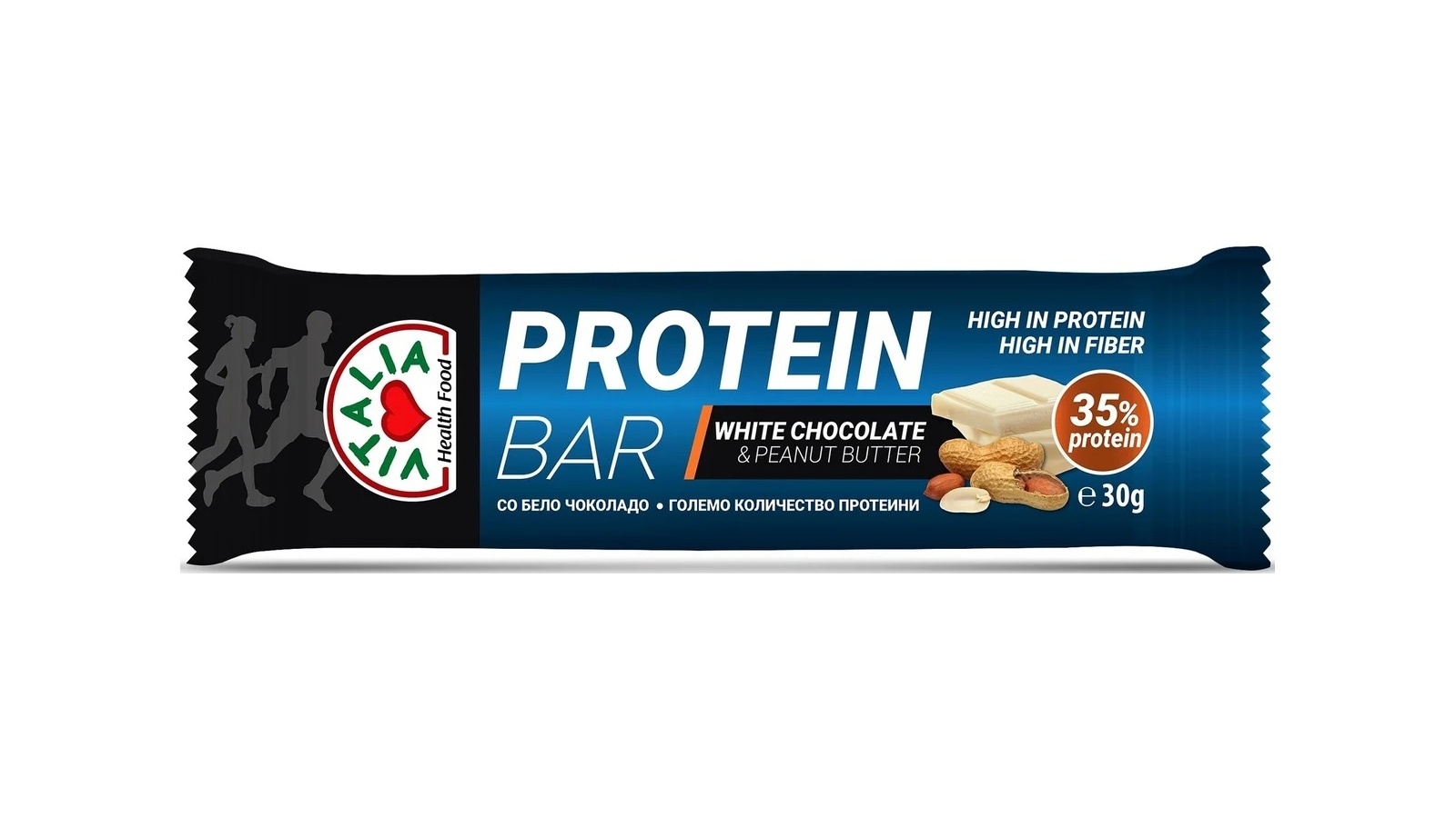 VITALIA proteinska čokoladica bela čokolada i kikiriki puter 30g - Cenoteka