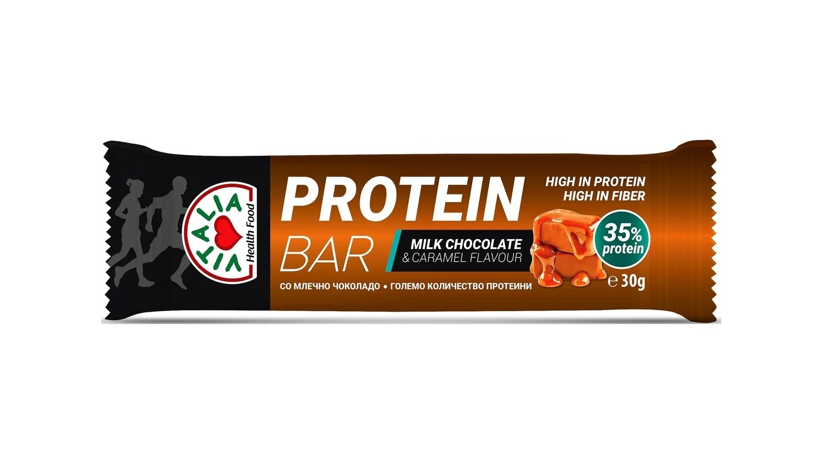 VITALIA proteinska čokoladica mlečna čokolda i karamela 30g - Cene i Akcije