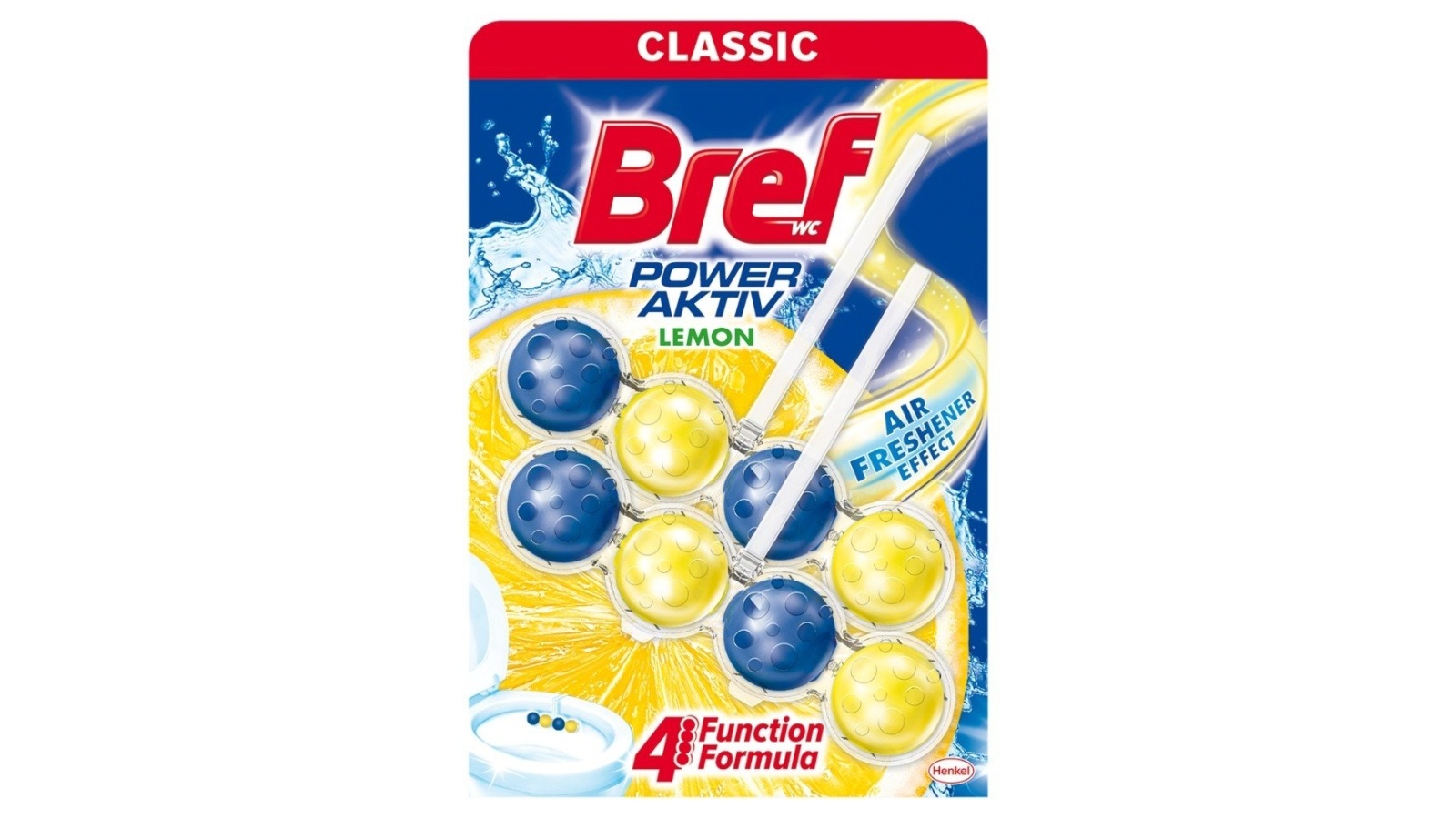 WC osveživač BREF Power aktiv lemon 2x50g - Cenoteka