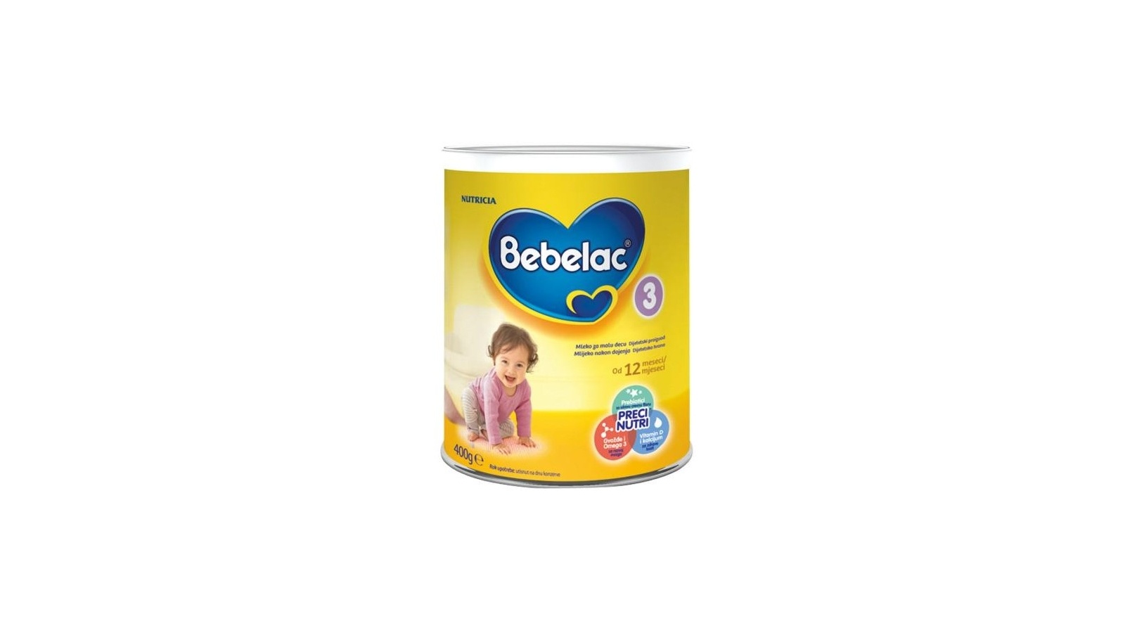 Zamensko mleko BEBELAC 3 400g - Cenoteka