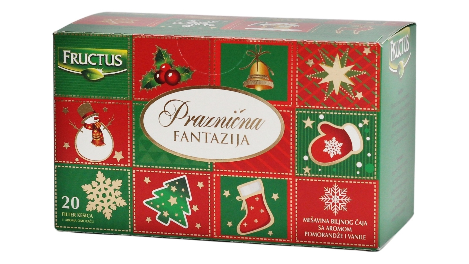 FRUCTUS čaj Praznična fantazija 50g - Cenoteka