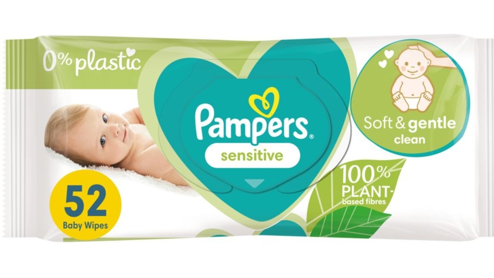 PAMPERS vlažne maramice sensitive 52kom - Cenoteka