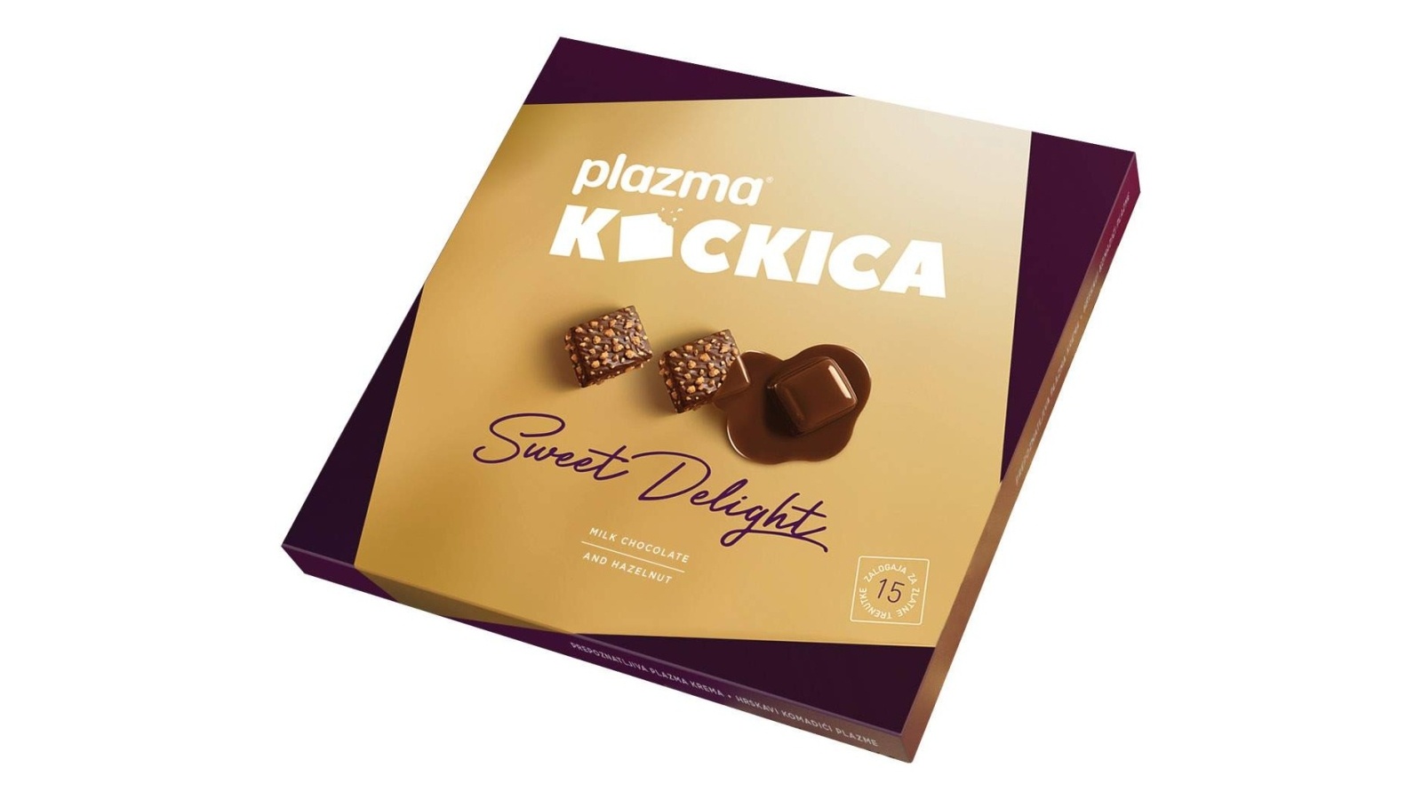 PLAZMA Kockica mini mlečna čokolada 105g - Cenoteka