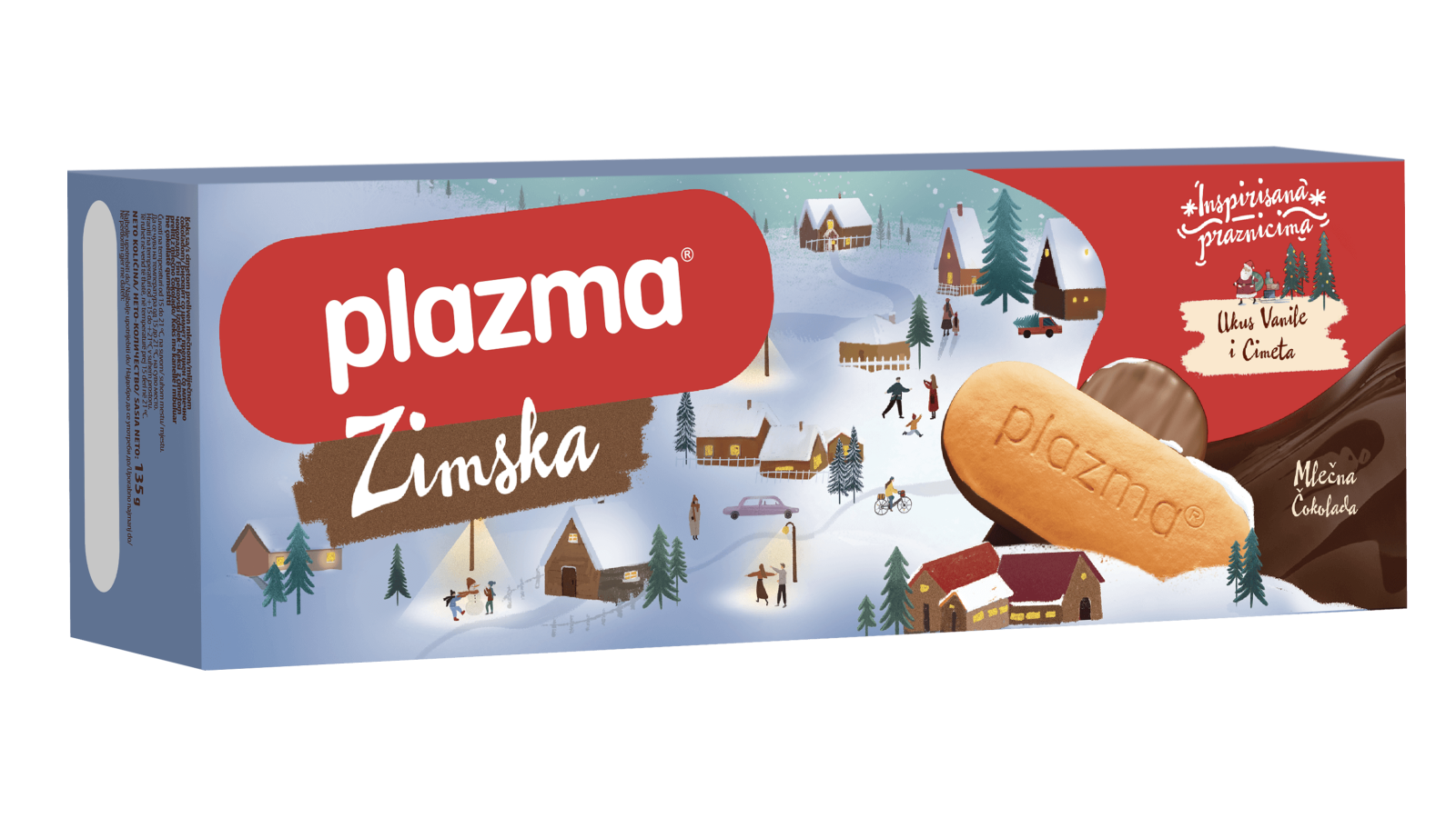PLAZMA Plus keks zimska cimet vanila 135g - Cenoteka